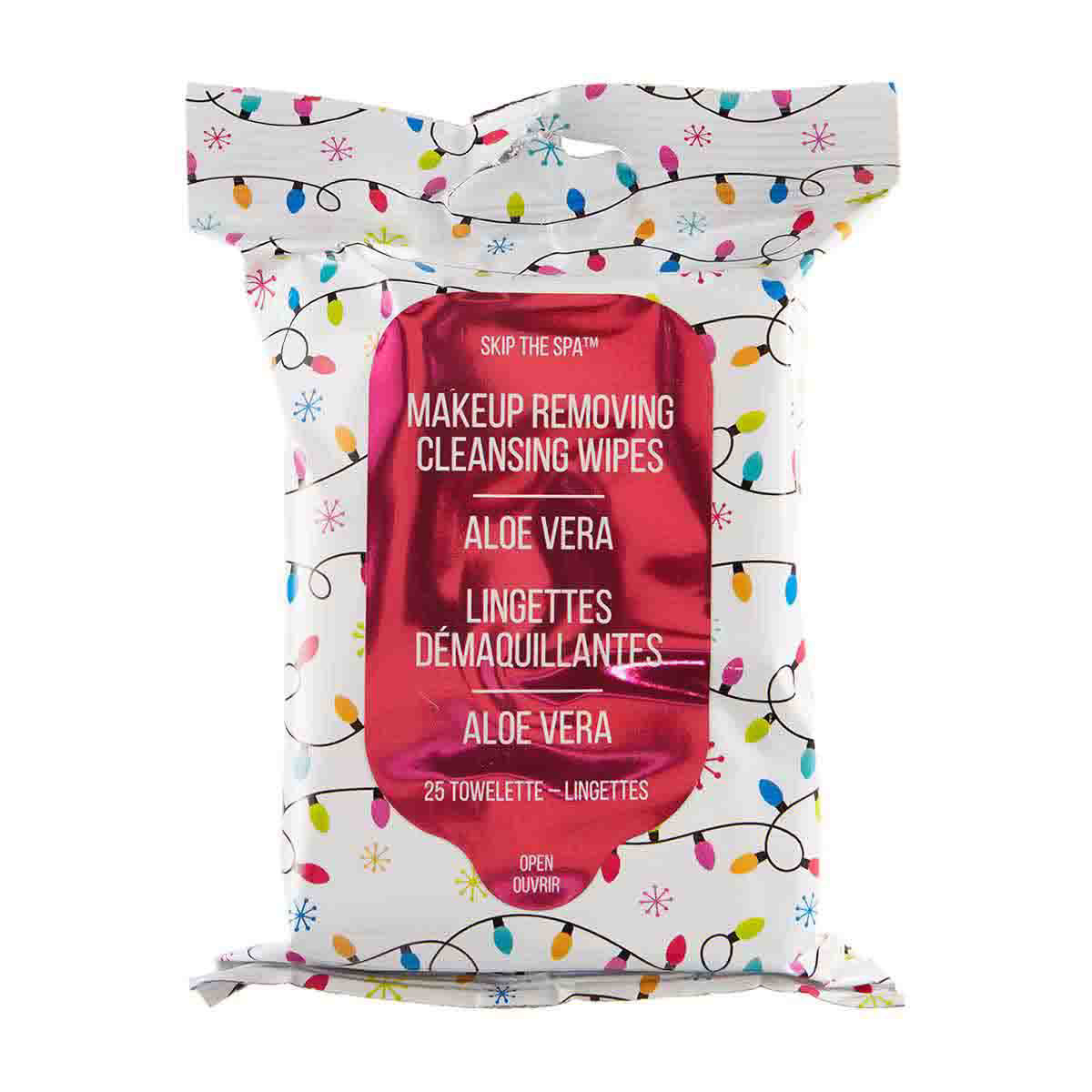 Skip The Spa Makeup Removing Cleansing Wipes, 25 Count