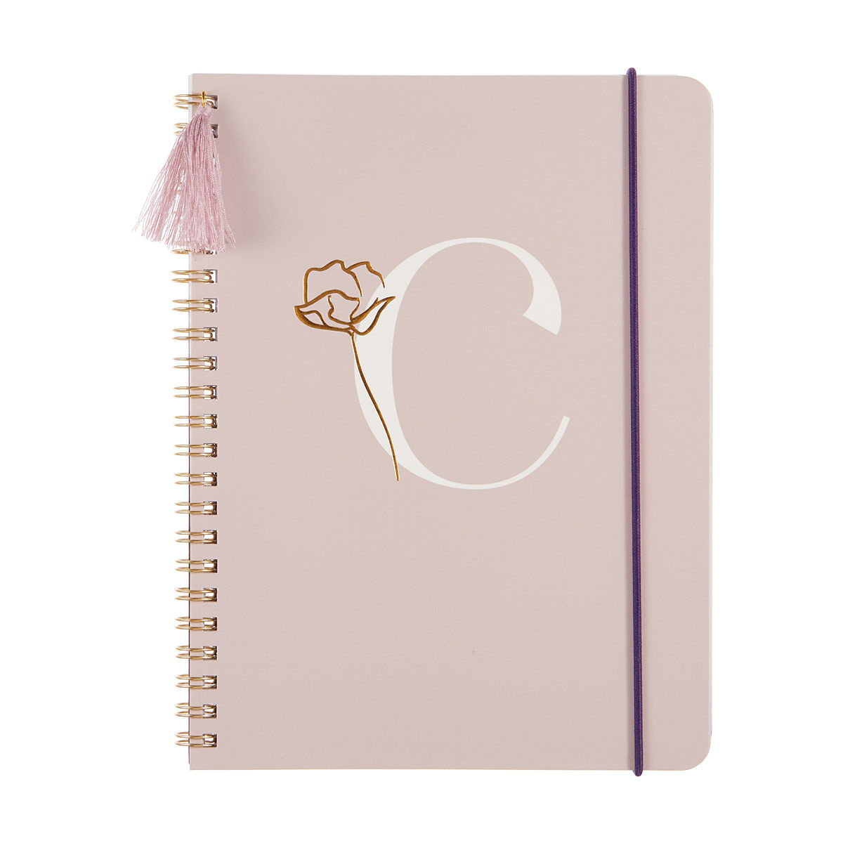 'C' Paperback Journal with Tassel