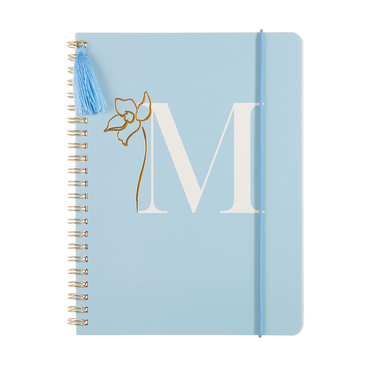'M' Journal with Tassel