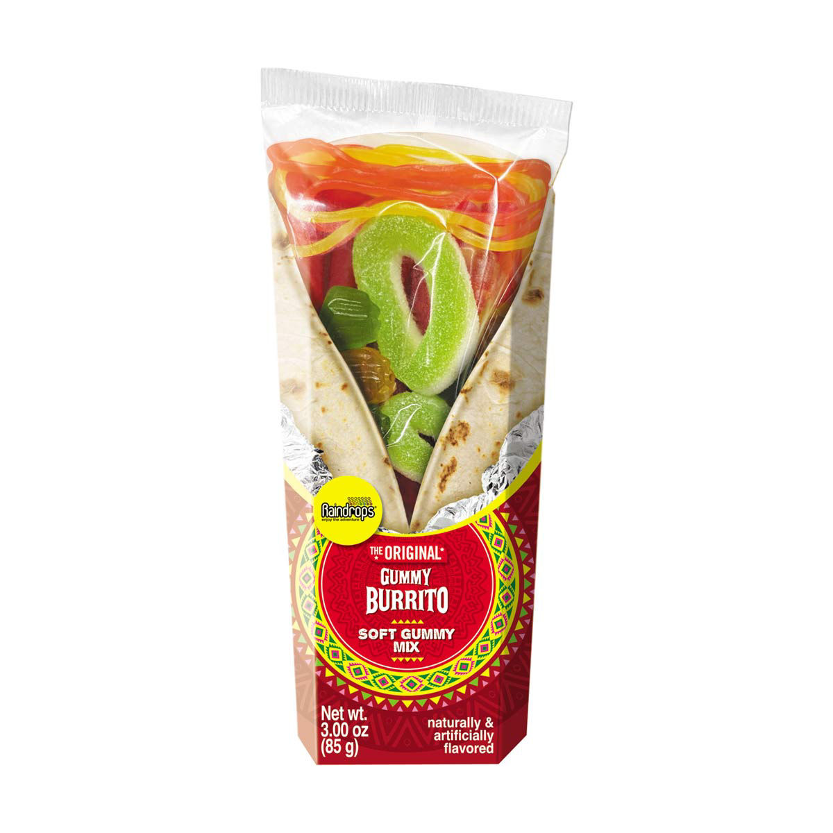 Raindrops Original Gummy Burrito, 3 oz.