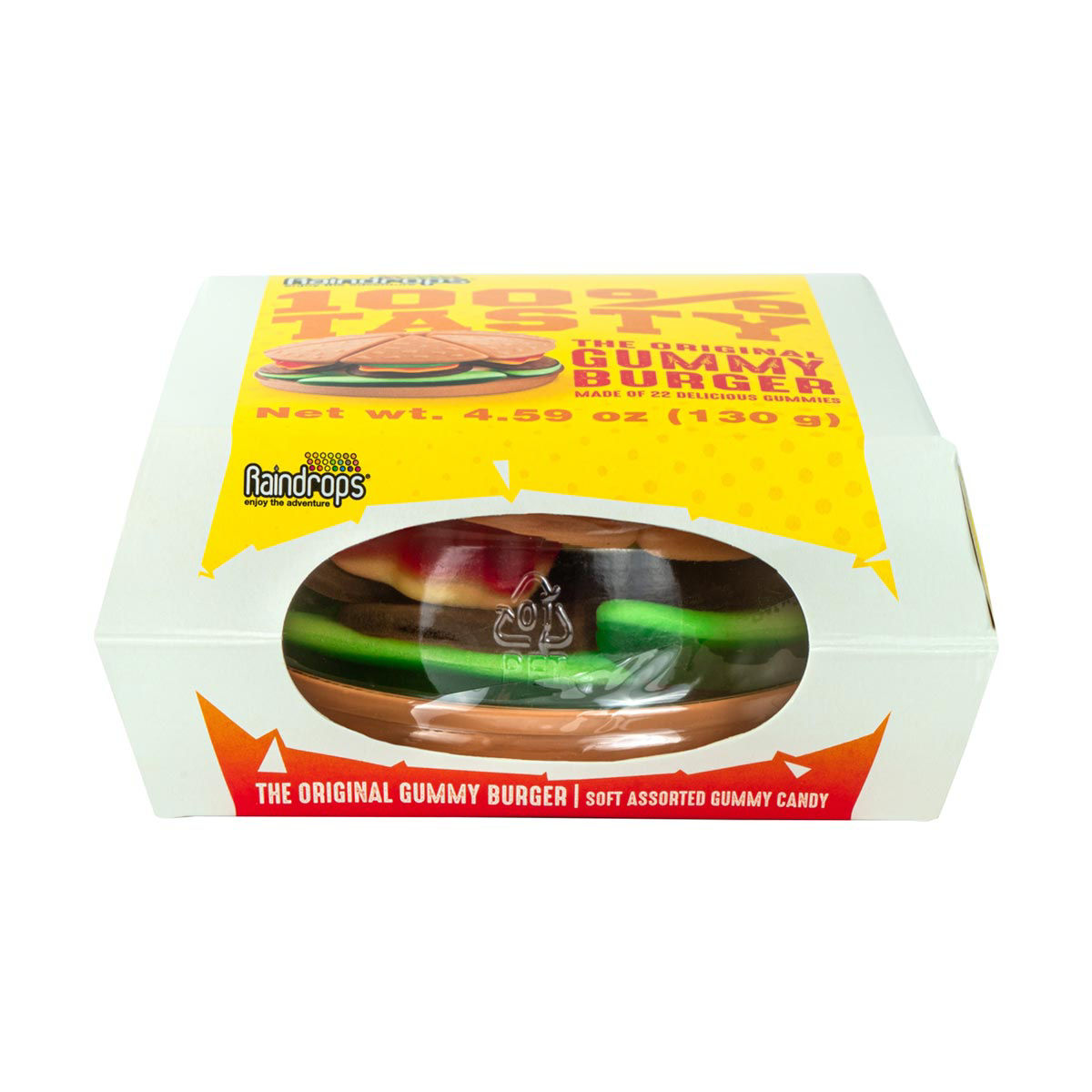 Raindrops Original Gummy Burger, 4.59 oz