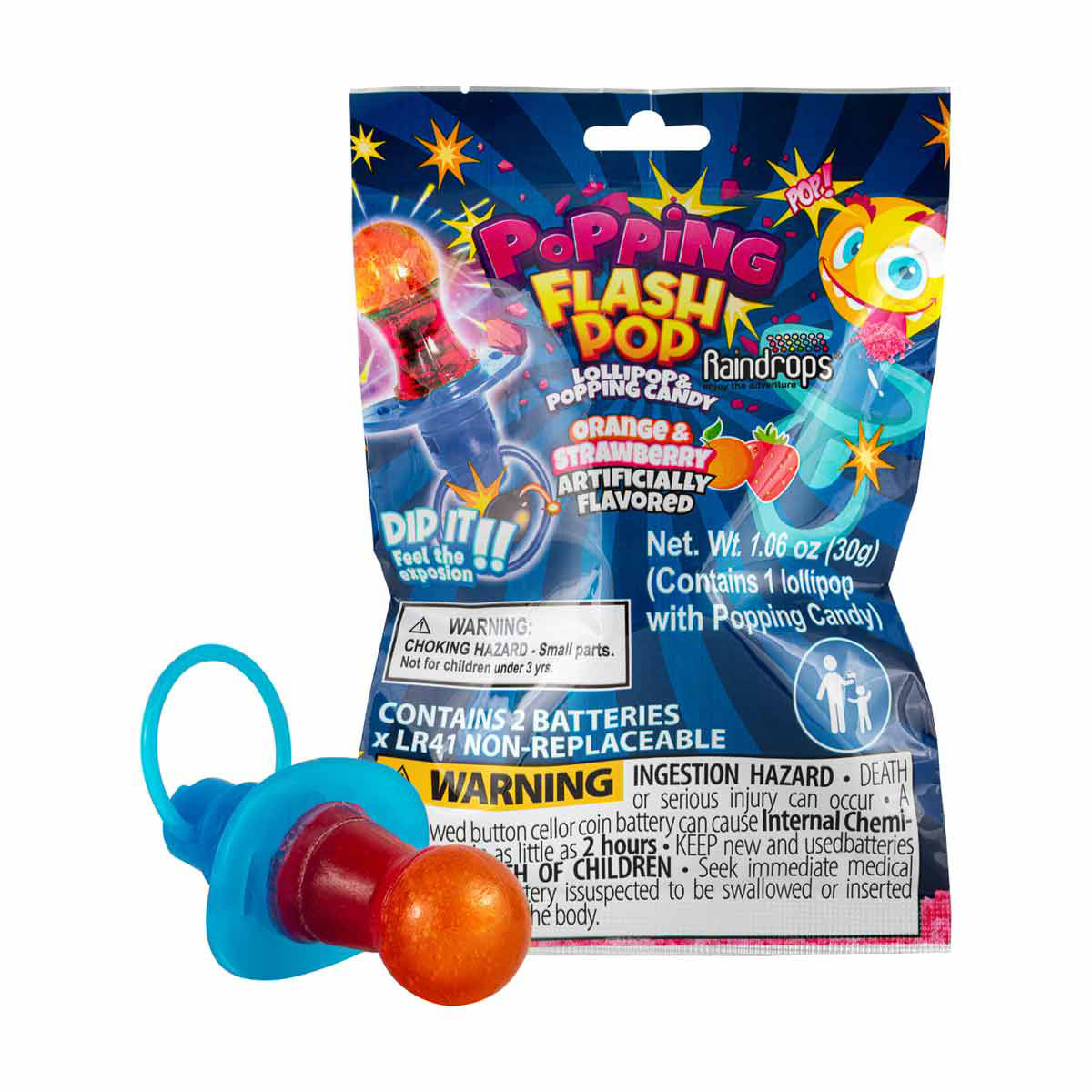 Raindrops Popping Flash Pop, 1.06 oz | Hamilton Place
