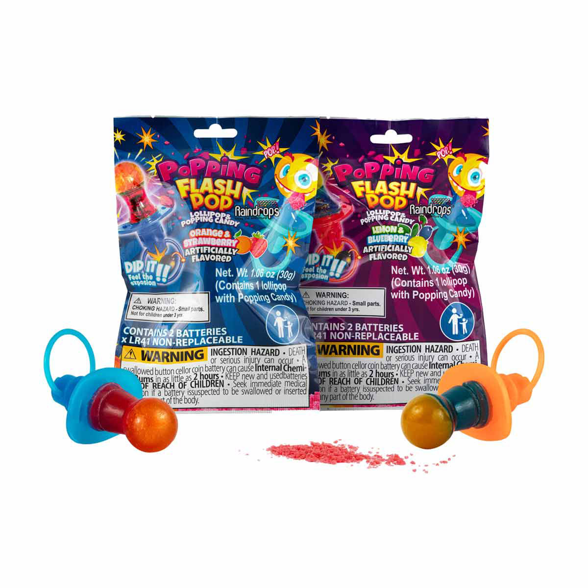 Raindrops Popping Flash Pop, 1.06 oz | Hamilton Place