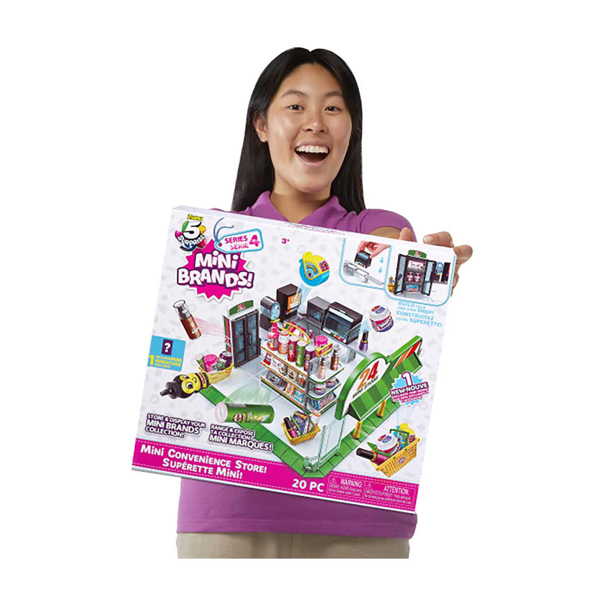 Zuru 5 Surprise Mini Brands Mini Convenience Store, 20 Pieces