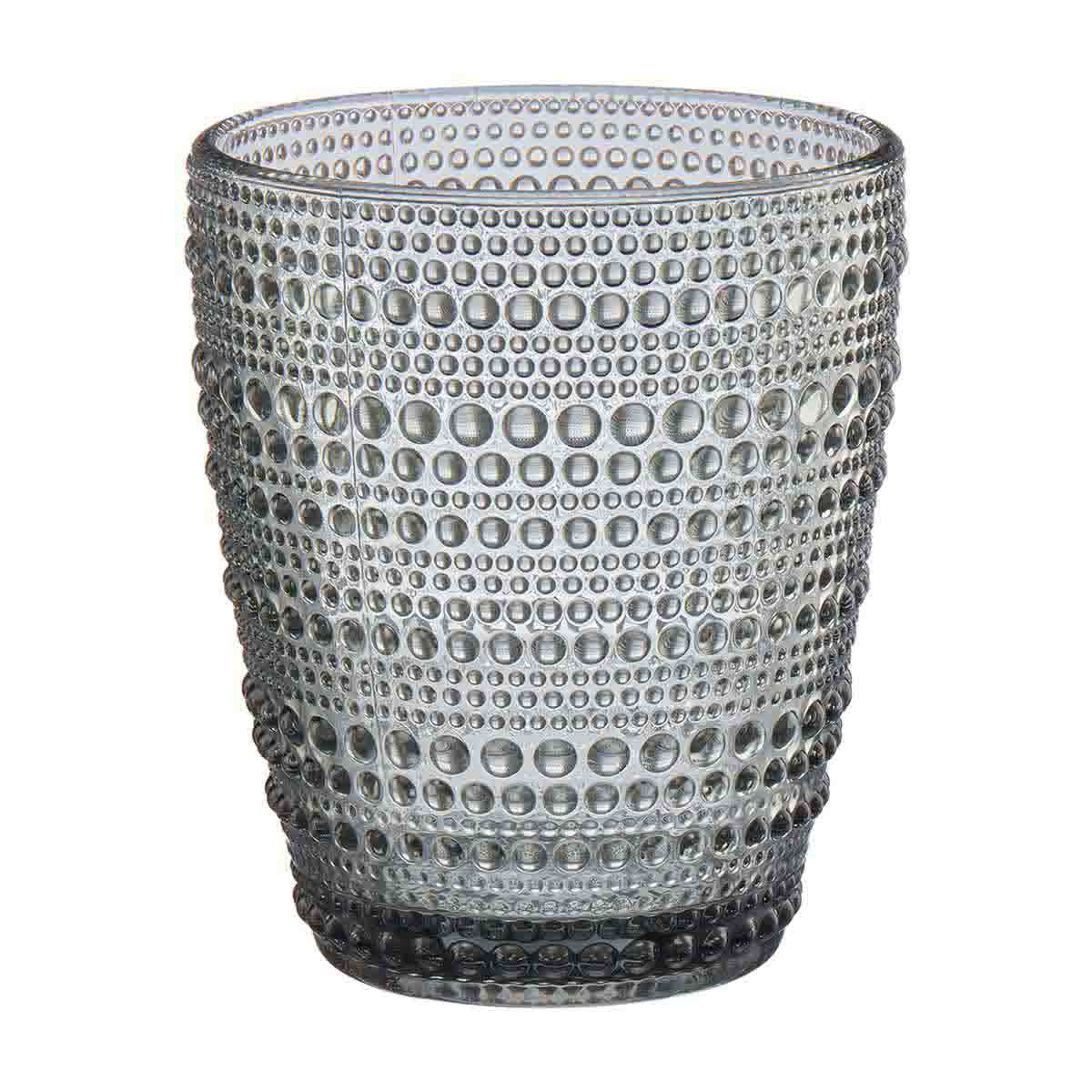 Double Old Fashioned Black Smoke Glass