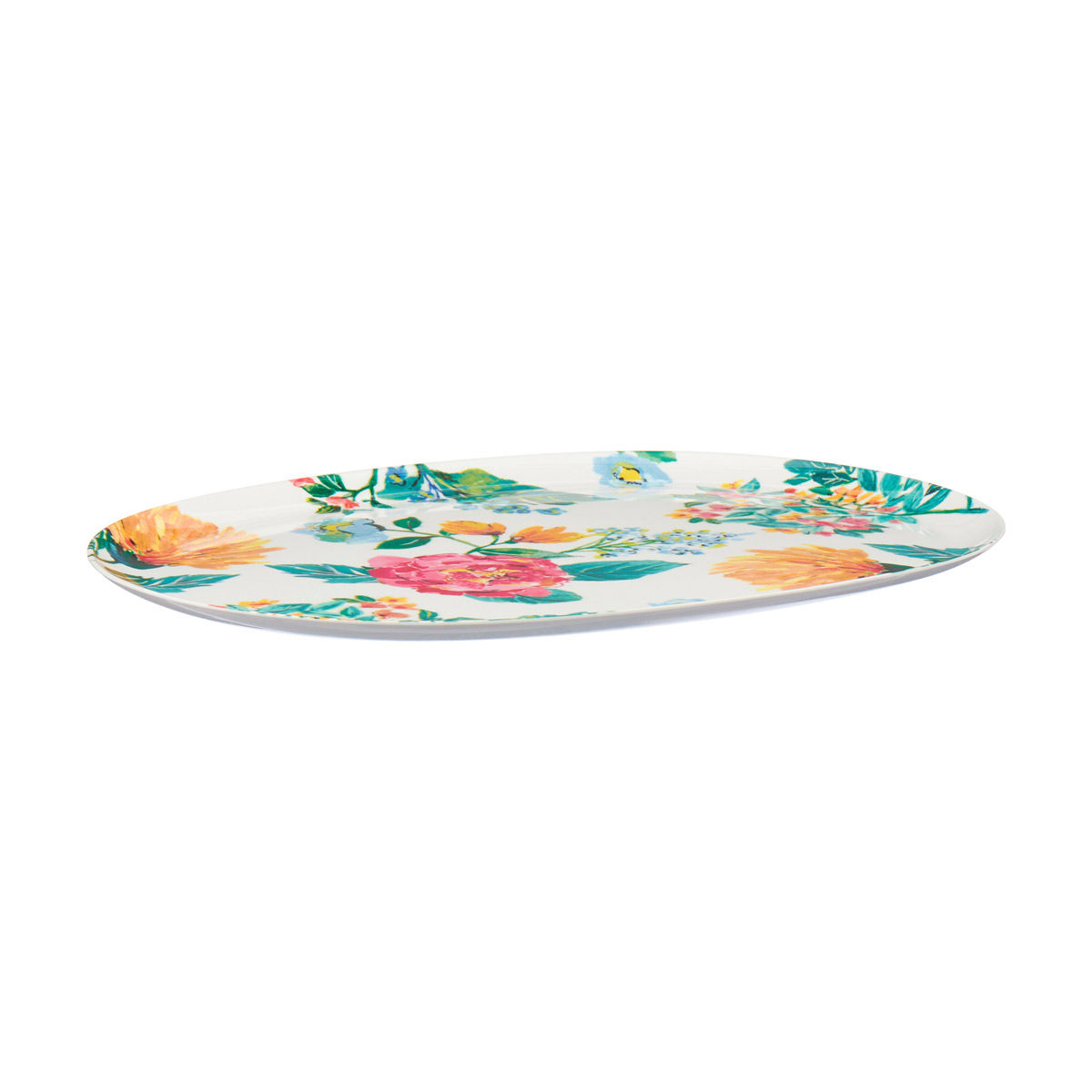 Melamine Floral Printed Platter