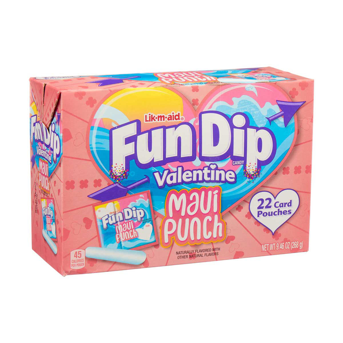 Fun Dip Maui Punch Powder Candy Valentine's Day Exchange, 9.46 oz