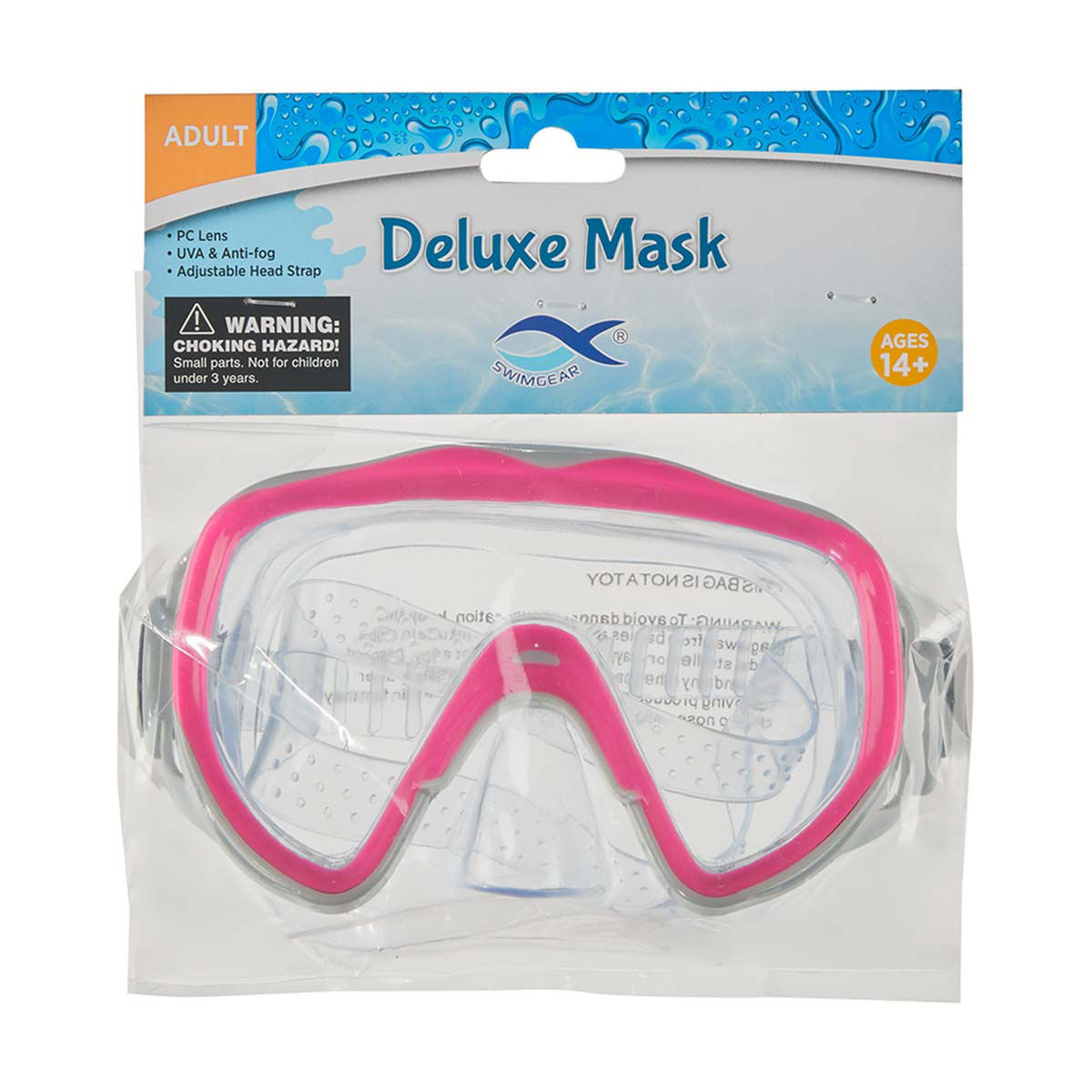 Swimgear Adult Anti-Fog Deluxe Swim Mask