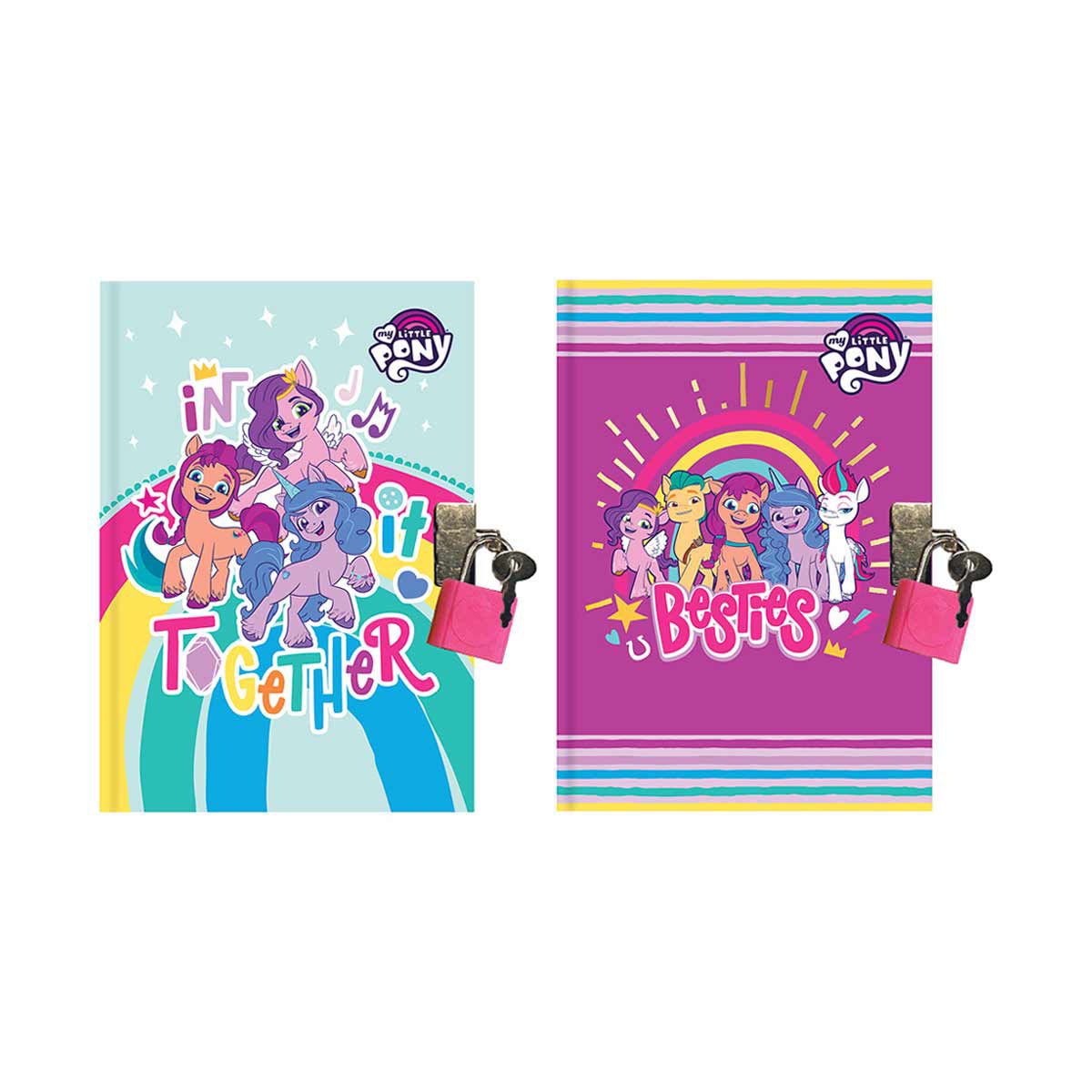 My Little Pony Diary Set with a Lock, Assorted | Hamilton Place
