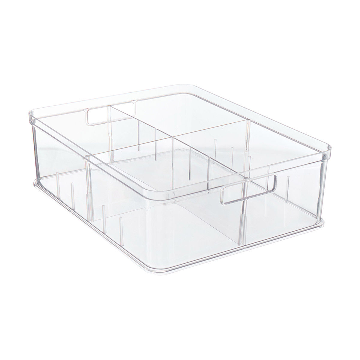 All Purpose Storage Bin with Divider, Extra Large