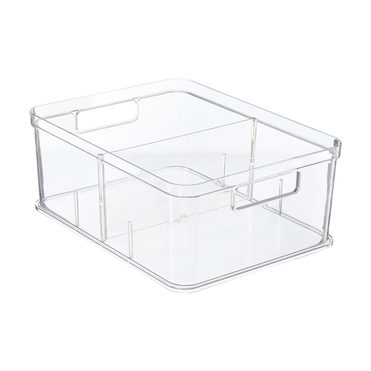 Storage Bin with Divider, Medium
