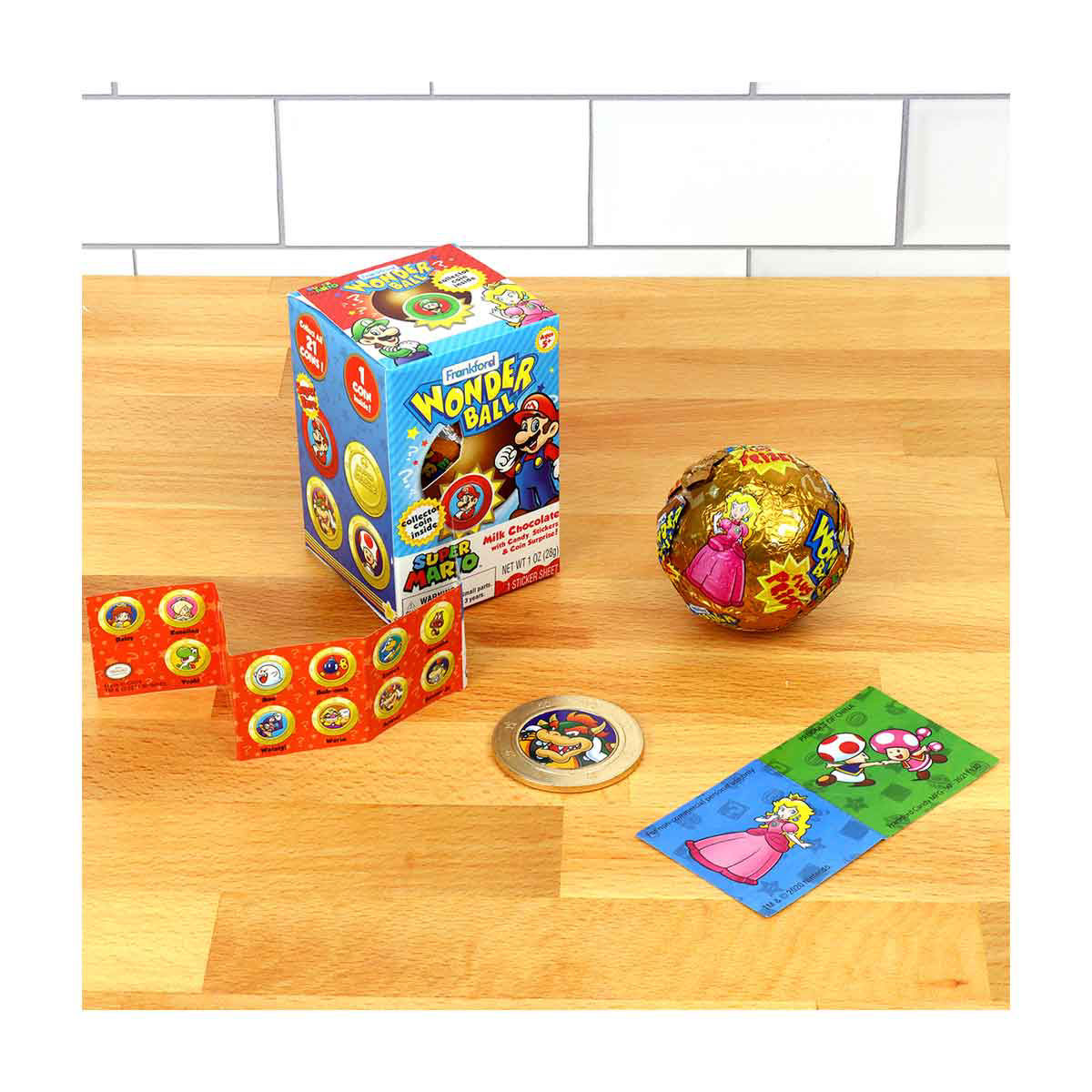 Frankford Super Mario Wonderball Milk Chocolate with Surprise ...