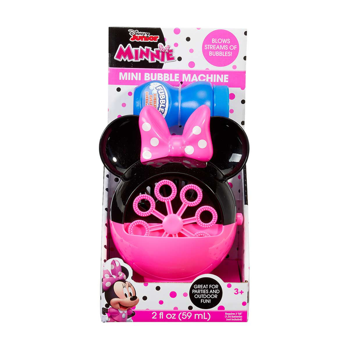 Licensed Disney Junior Mini Bubble Machine, 2 fl oz
