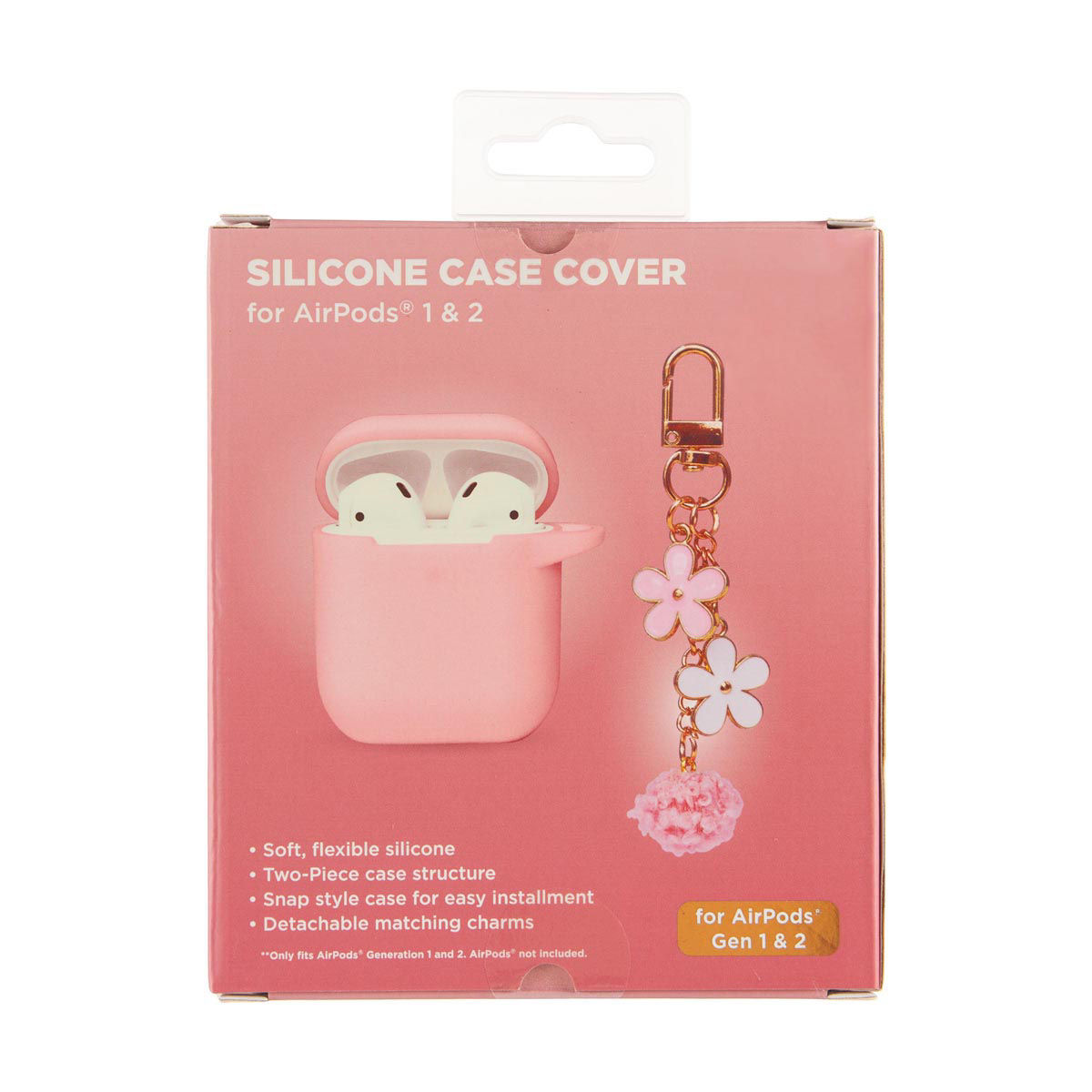 Silicone Airpods Case with Charm