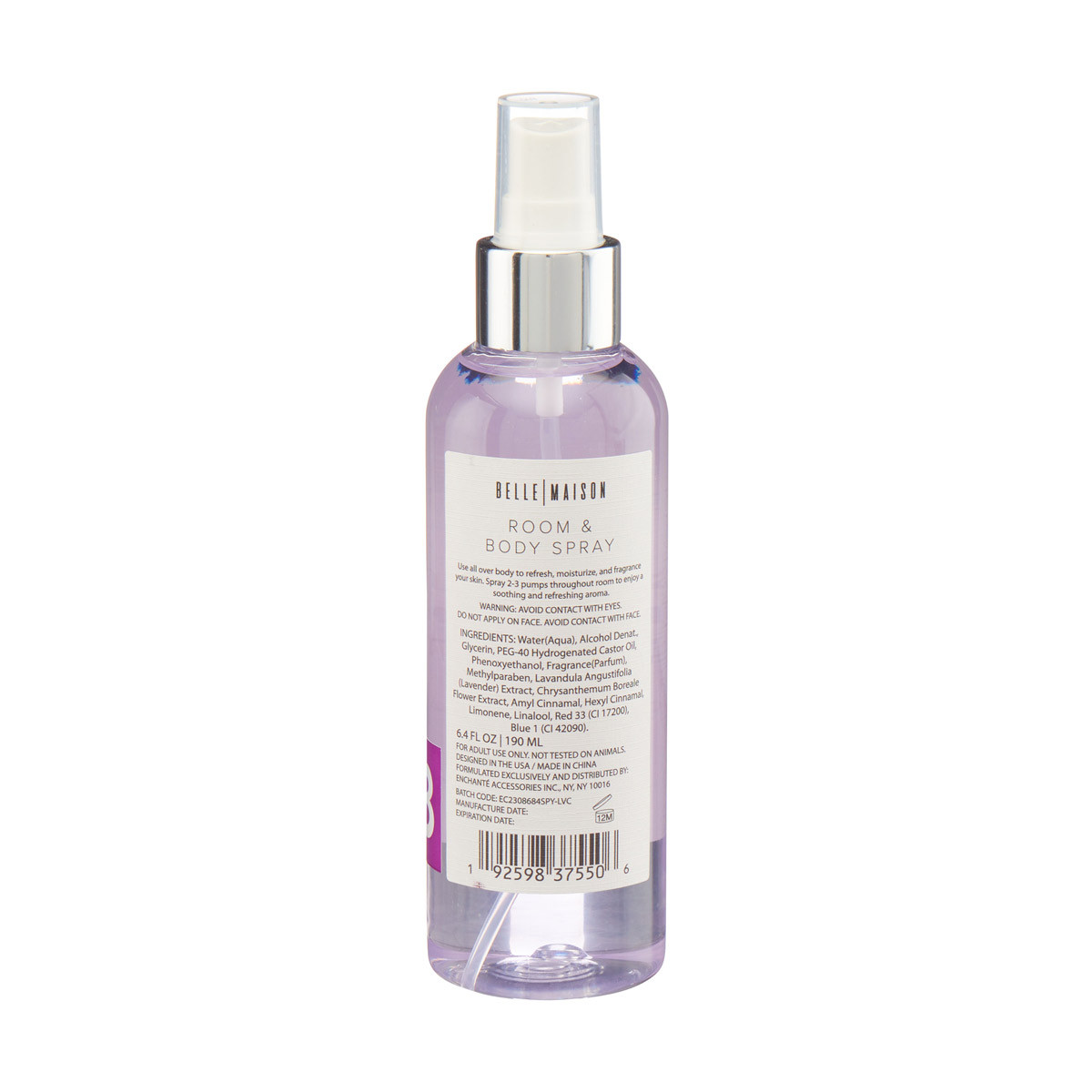 Belle Maison Calming Lavender Chamomile Room & Body Spray, 6.4 fl oz