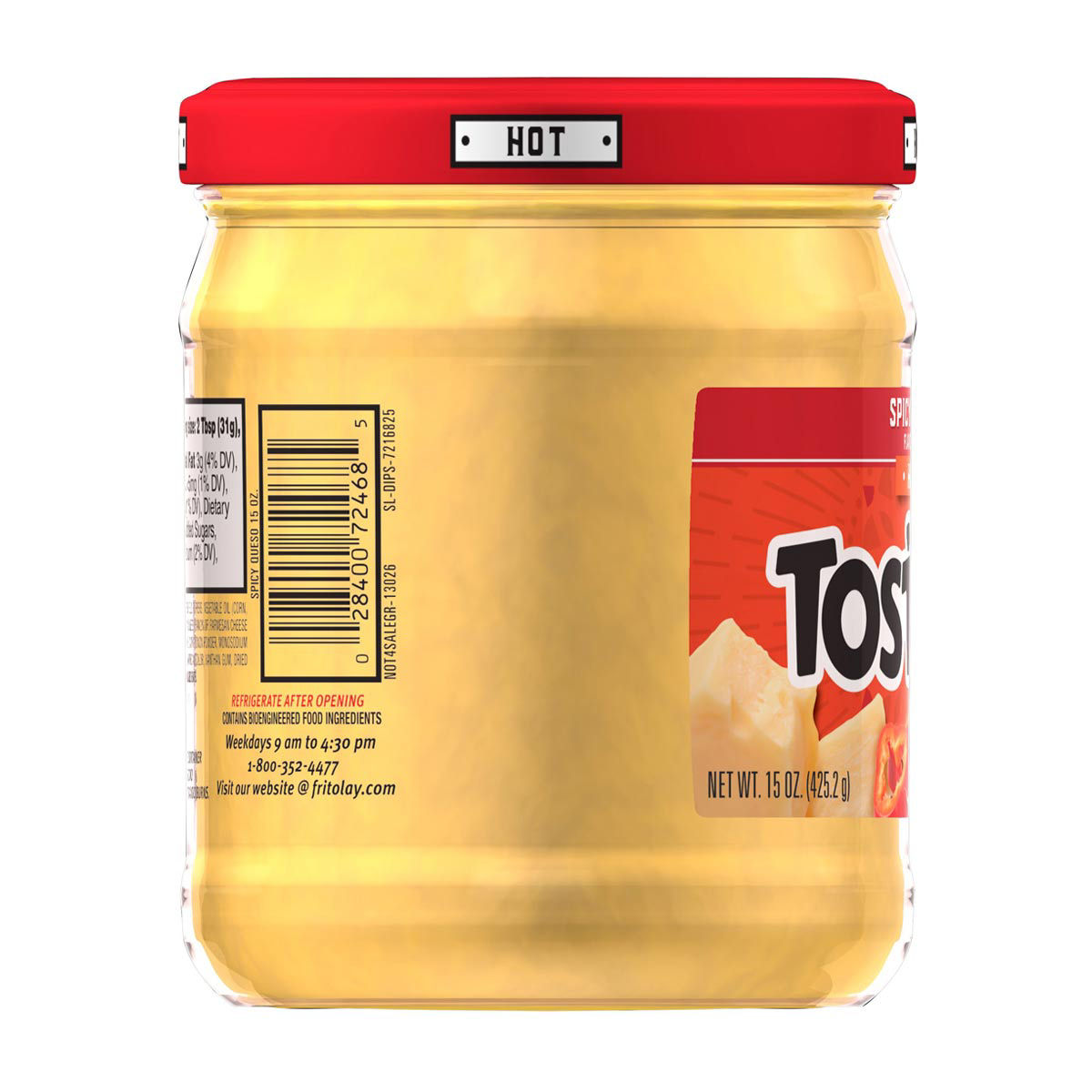 Tostitos Dip Hot Spicy Queso Flavored, 15 oz