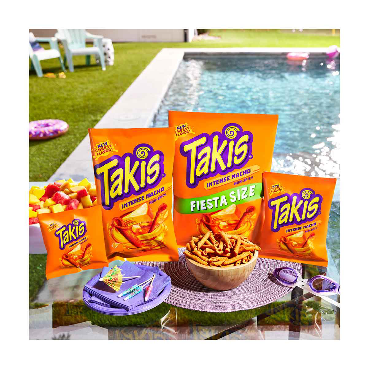 Takis Non-Spicy Intense Nacho, 3.25 oz