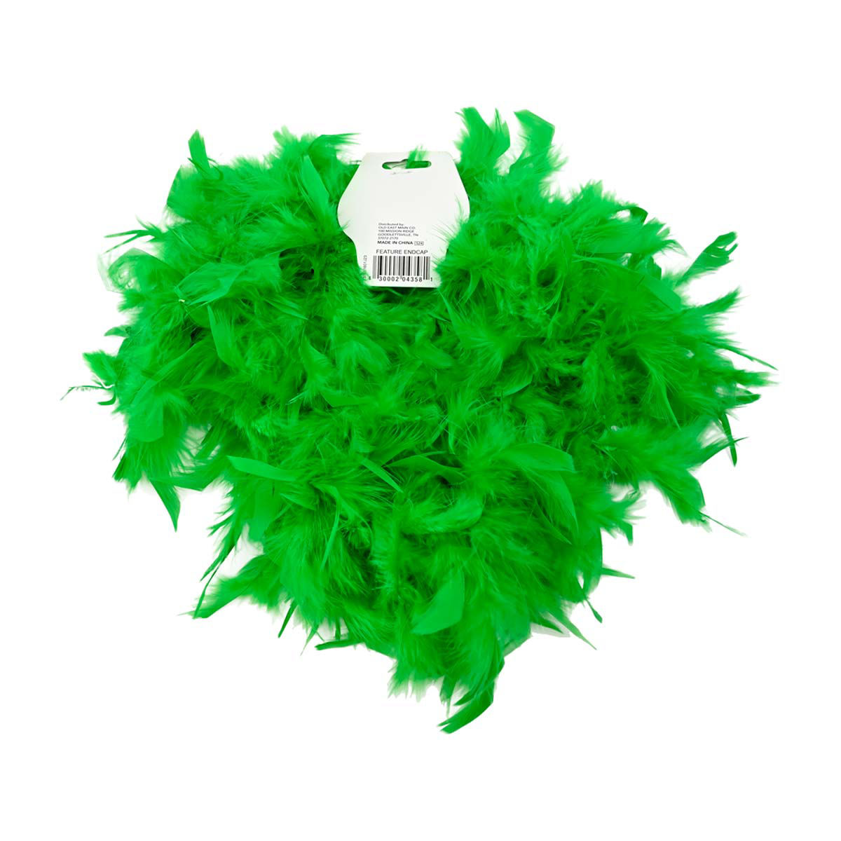 Happy St. Patrick's Day Fluffy Boa, Green