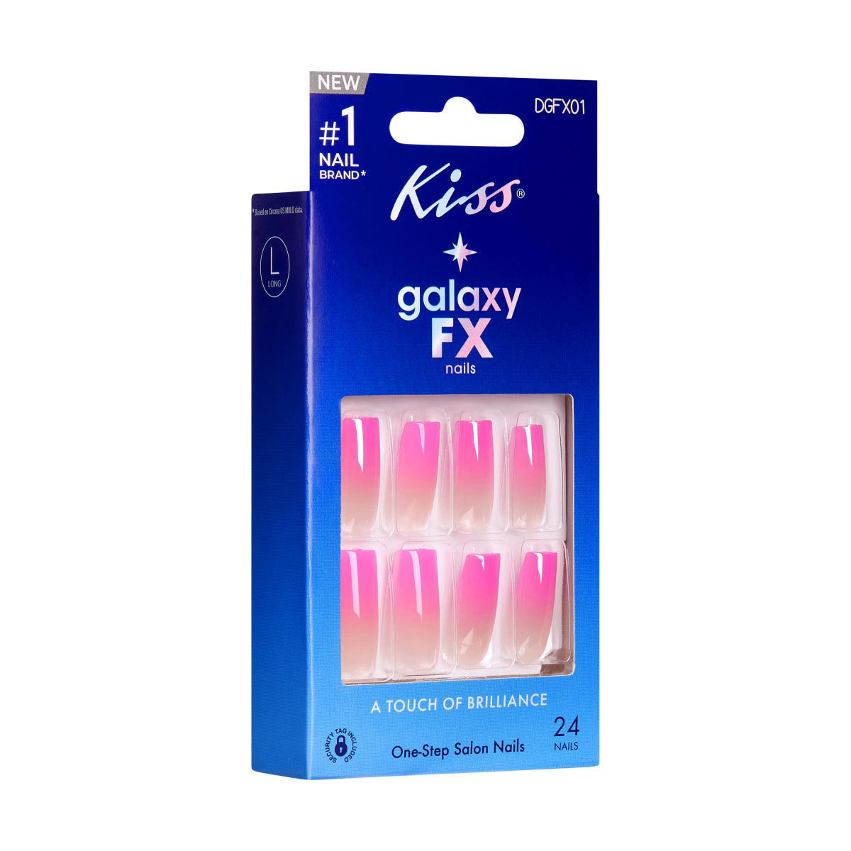 Kiss Galaxy FX One Step Salon Press-On Nails, Gimme, 24 ct | Hamilton Place
