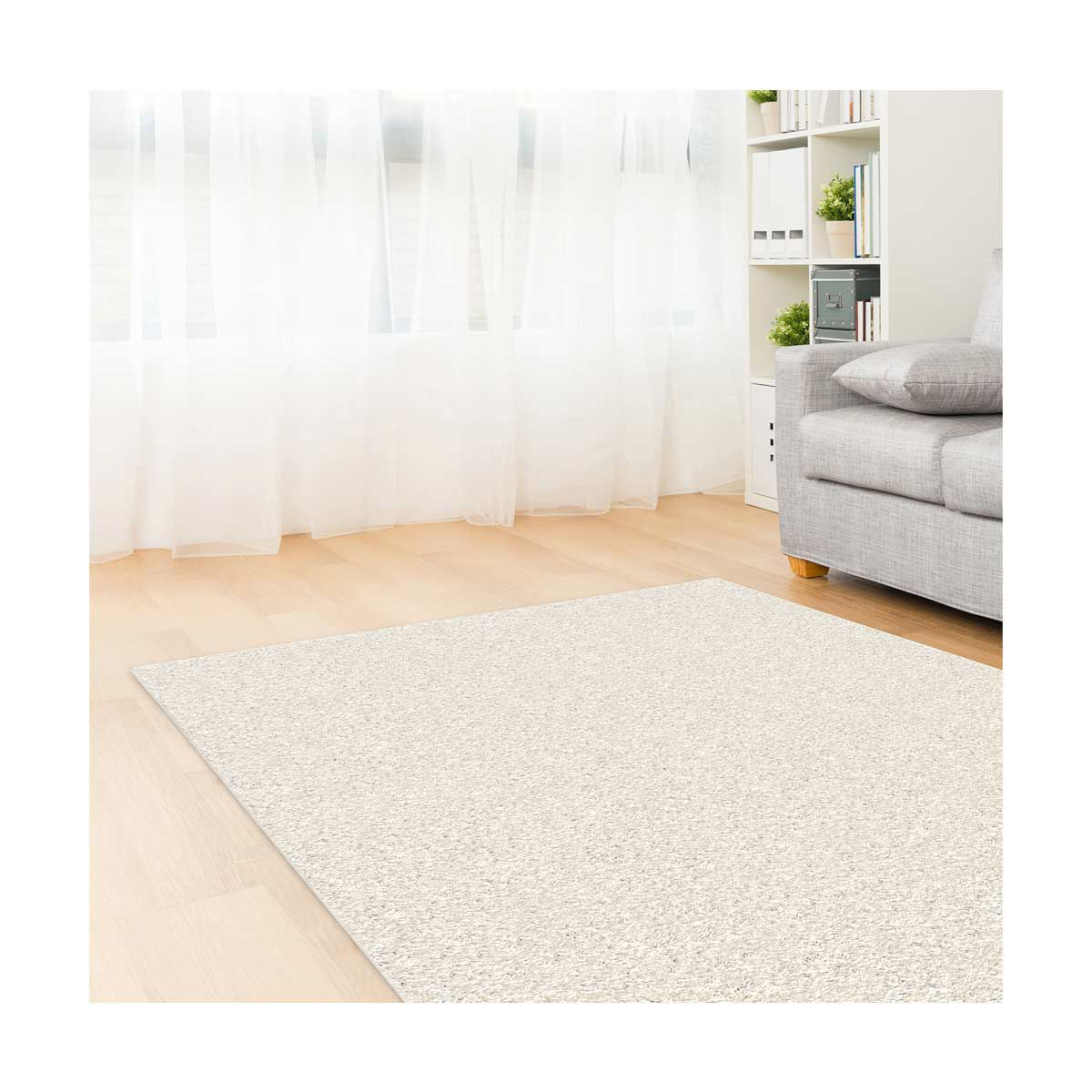 Patterned Rug, Cream