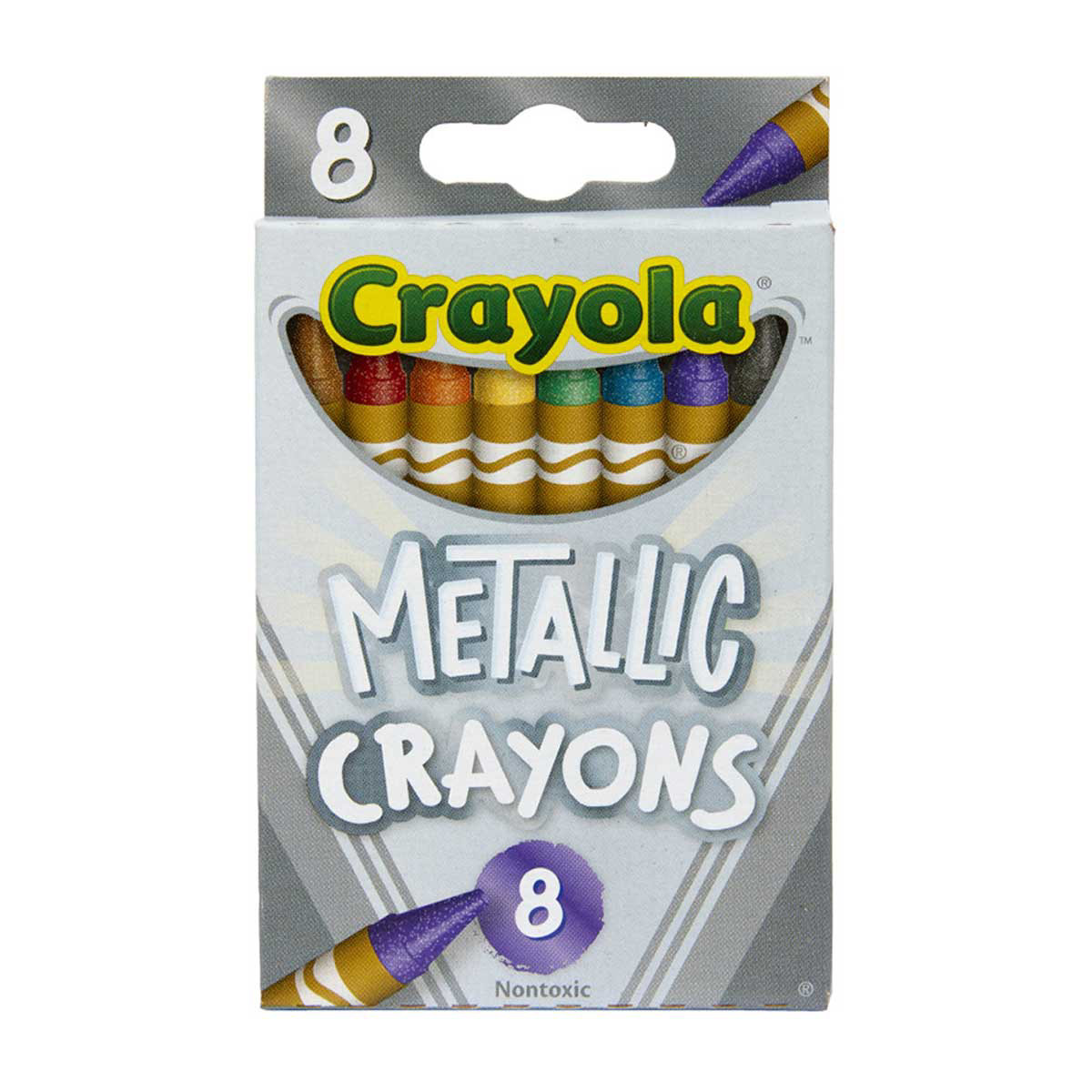 Crayola PS 8CT CRAYONS METALLIC | Hamilton Place