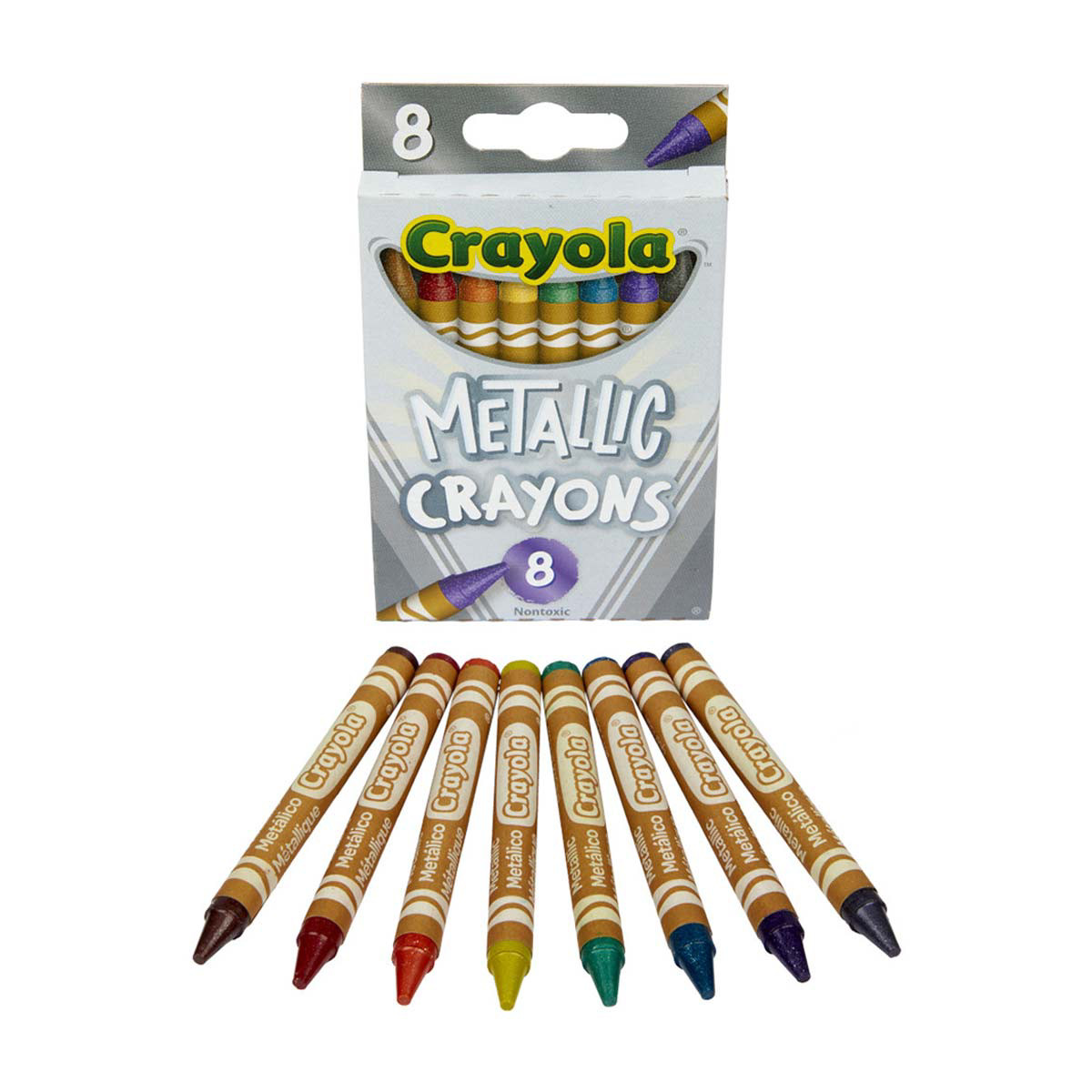 Crayola PS 8CT CRAYONS METALLIC | Hamilton Place
