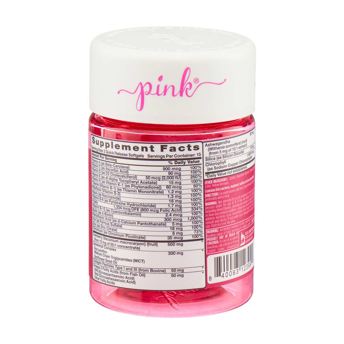 Pink Liposomal Multi for Her Collagen Softgels, 30 ct