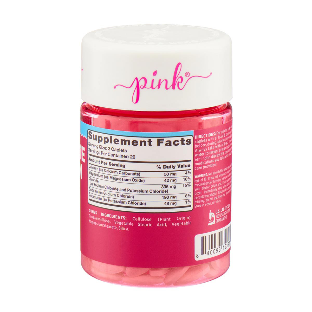 Pink Electrolyte Hydration Caplets, 60 ct