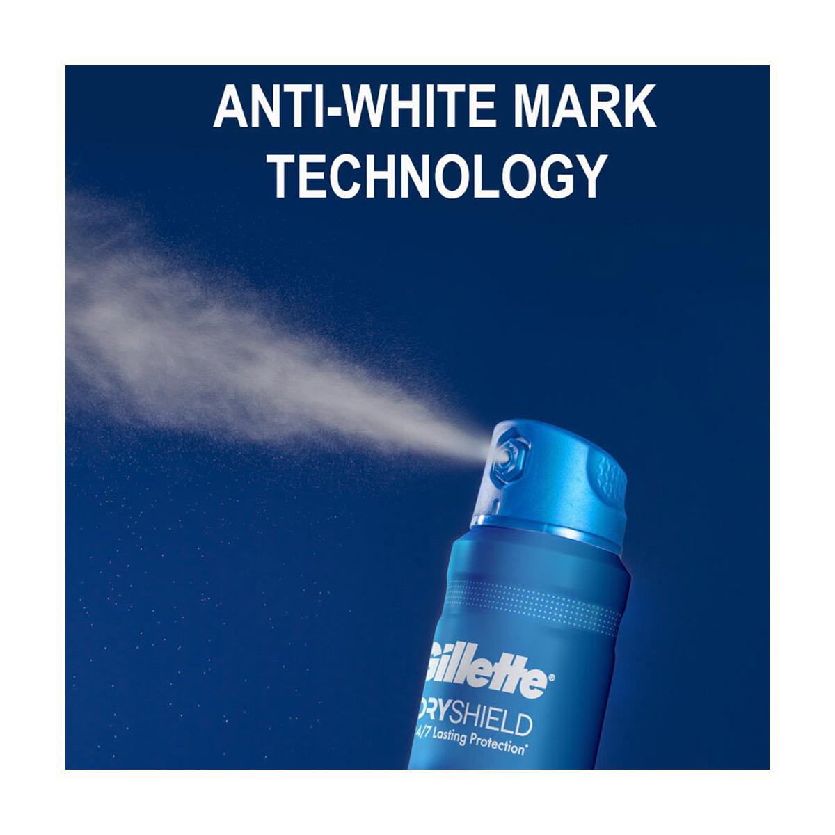 Gillette DryShield Dry Spray Antiperspirant Deodorant, Cool Wave