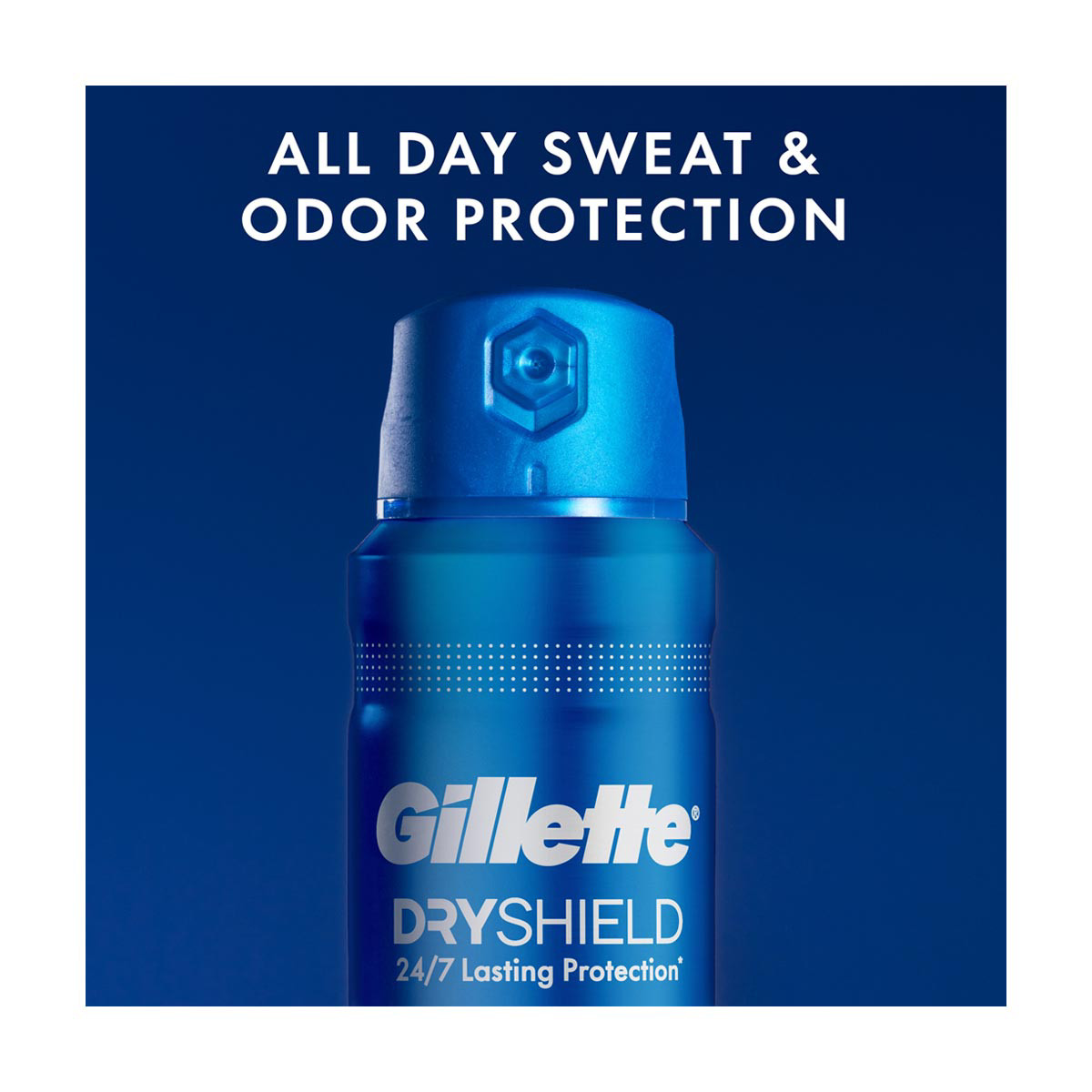 Gillette DryShield Dry Spray Antiperspirant Deodorant, Cool Wave