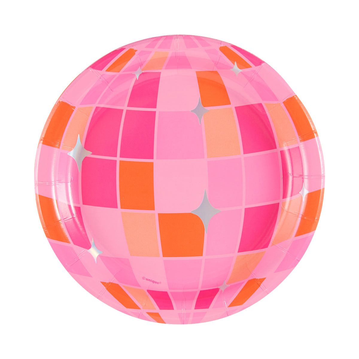 Retro Styled Disco Ball Plate