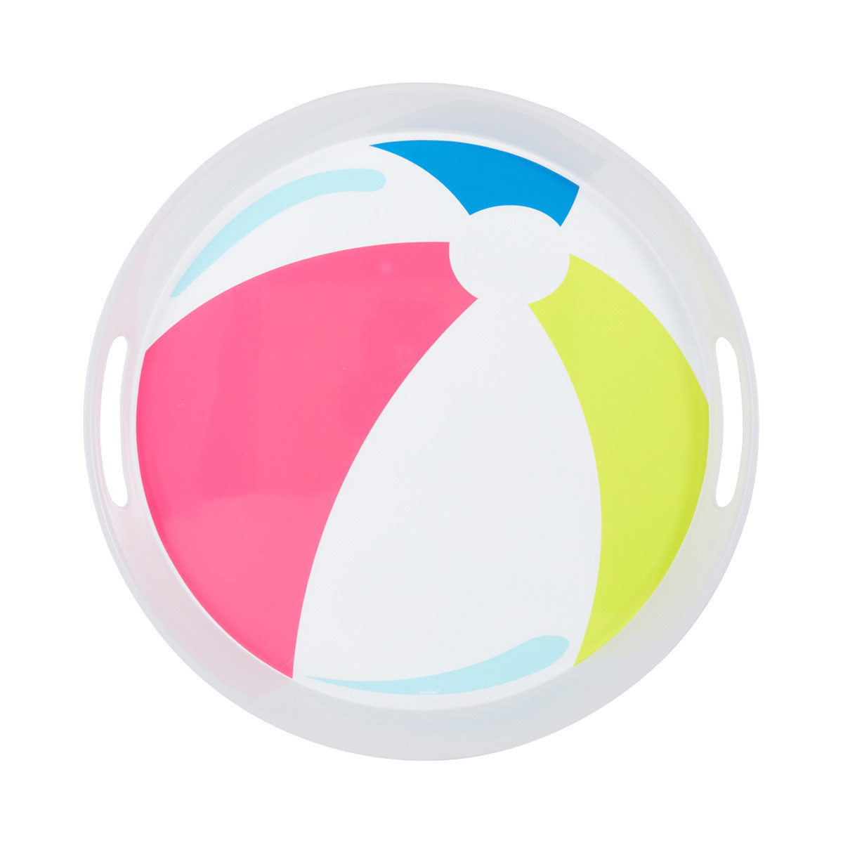 Pool Party Tray with Ball Print