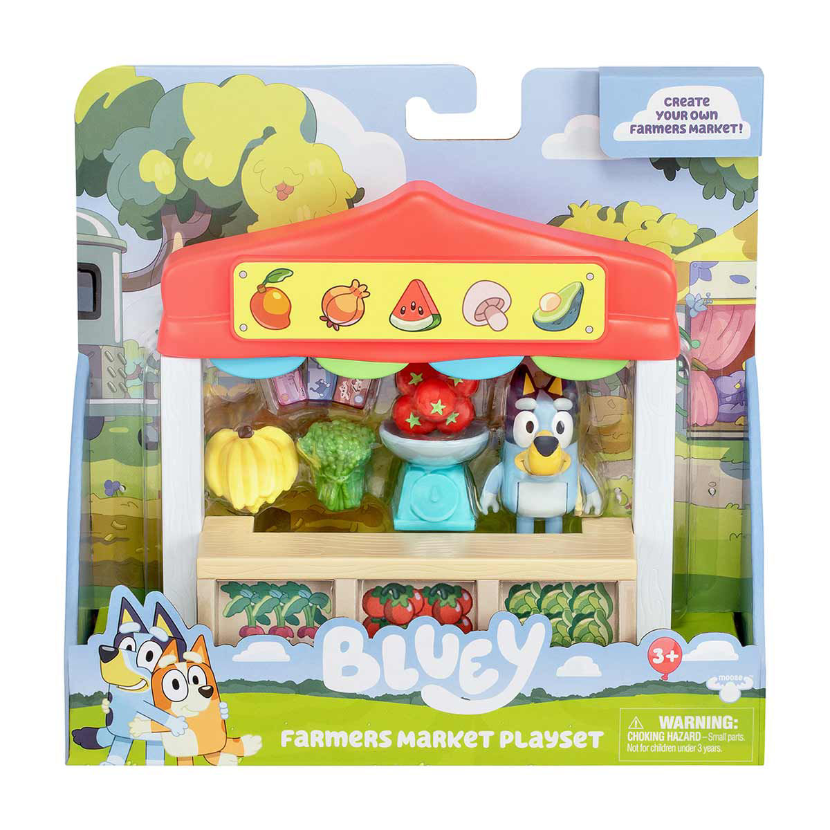 Moose Bluey Mini Playset, Assorted