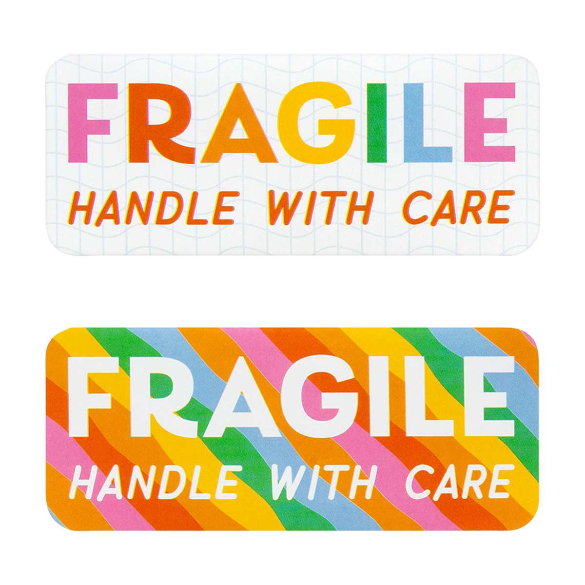 Craft Smith Fragile Packaging Labels, 4 x 1.6 in - 16 pc