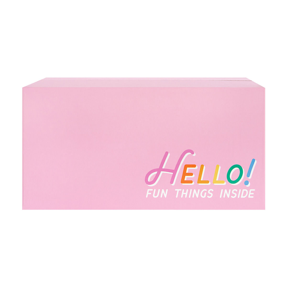 Rectangular Hello Storage Shipping Box