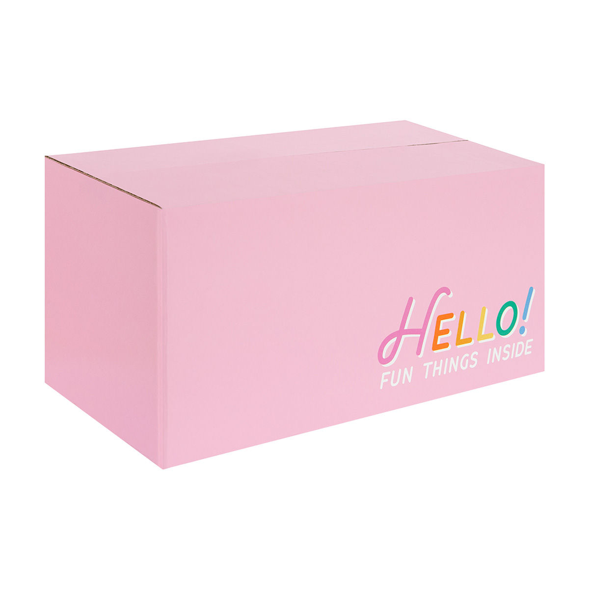 Rectangular Hello Storage Shipping Box