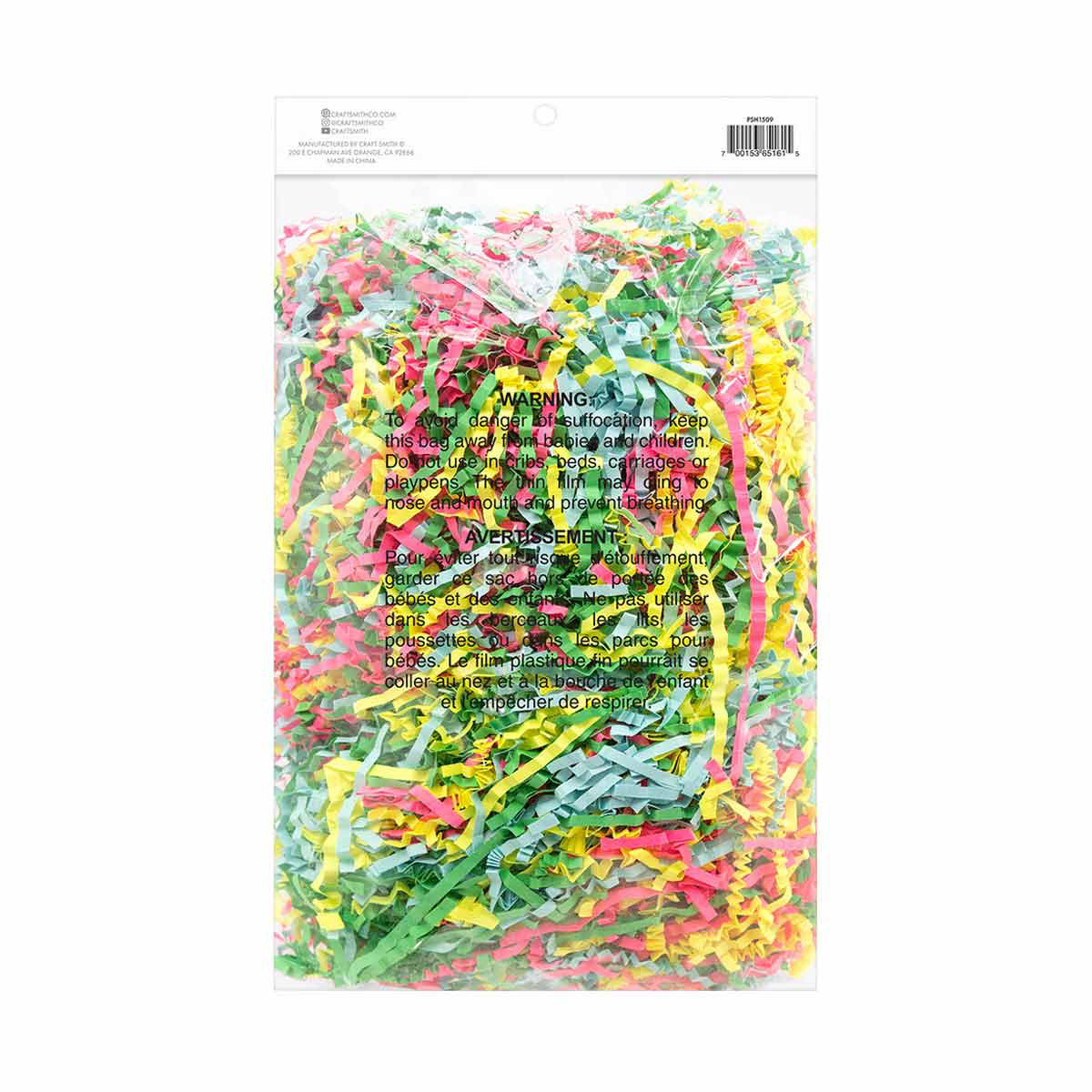 Craft Smith Mixed Color Paper Shred
