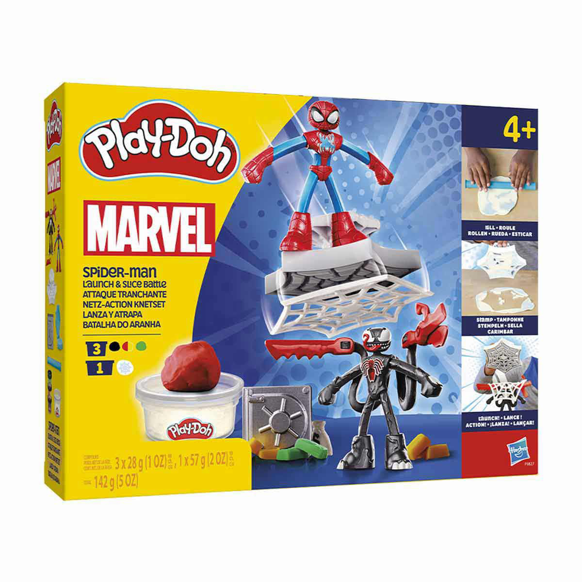 Play-Doh Marvel Spider-Man Launch & Slice Battle Playset