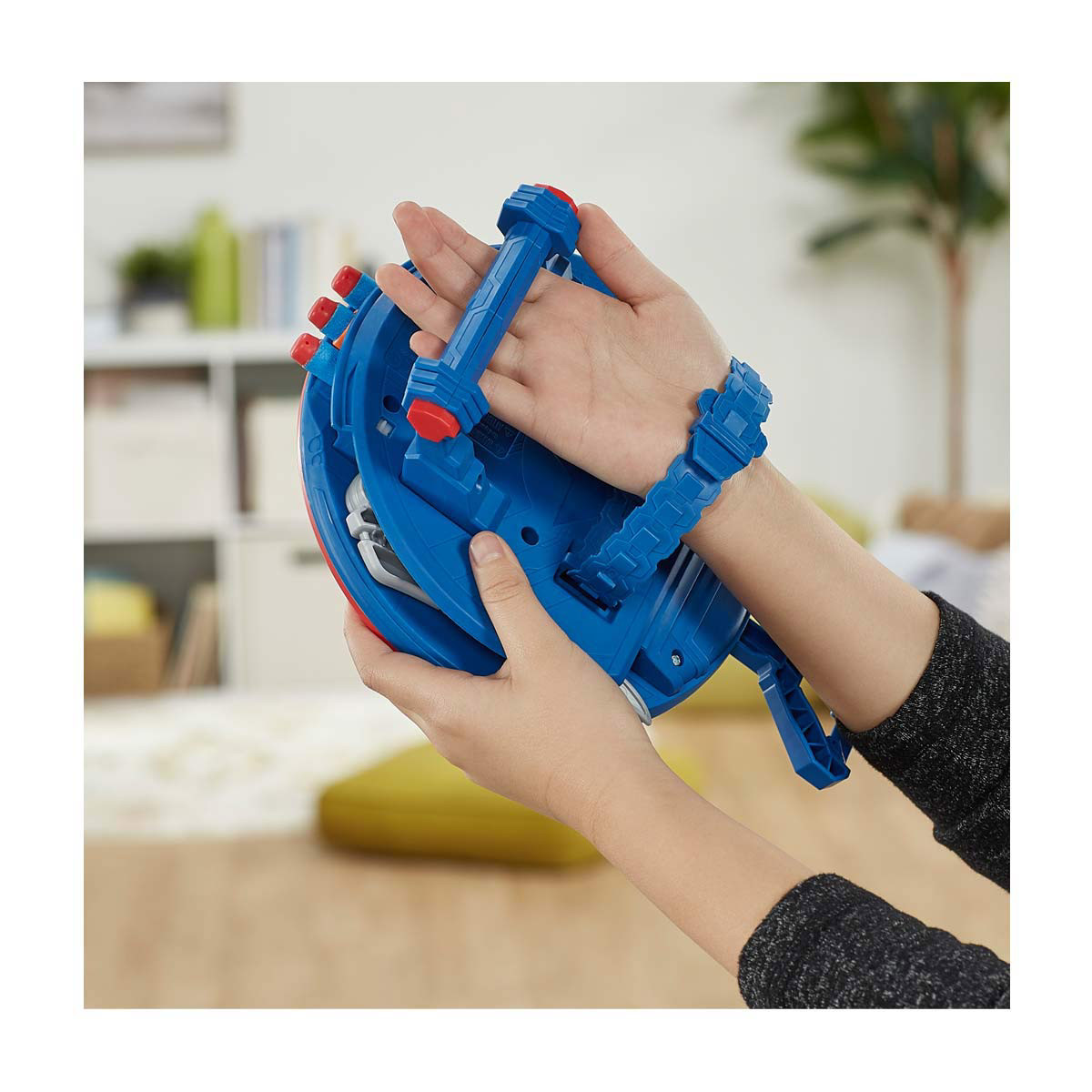 Marvel Mech Strike Mechasaurs Captain America Redwing Blaster