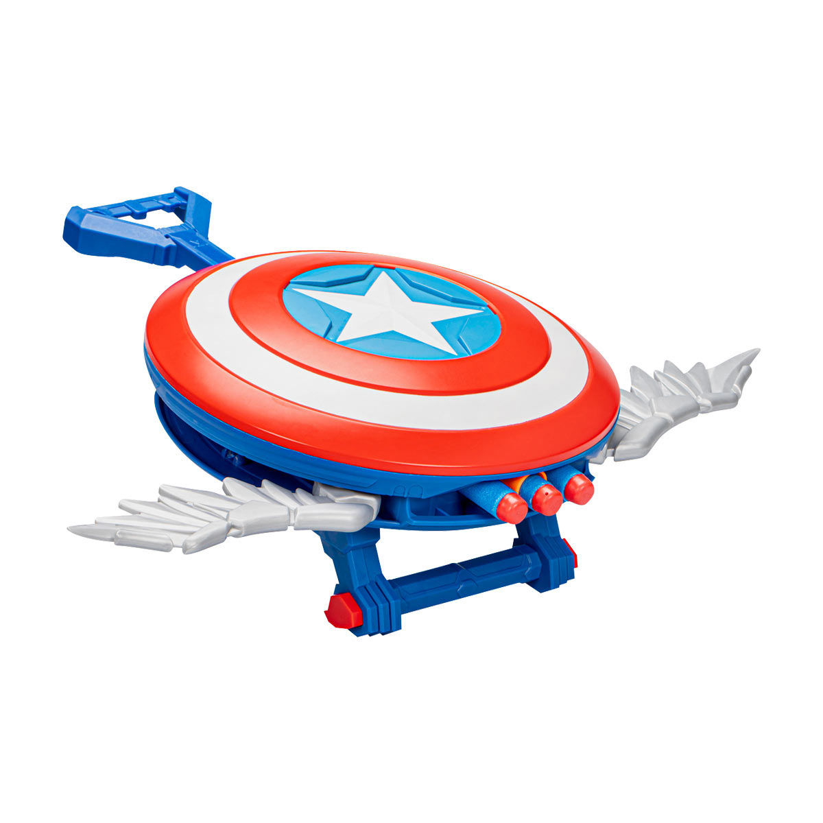 Marvel Mech Strike Mechasaurs Captain America Redwing Blaster