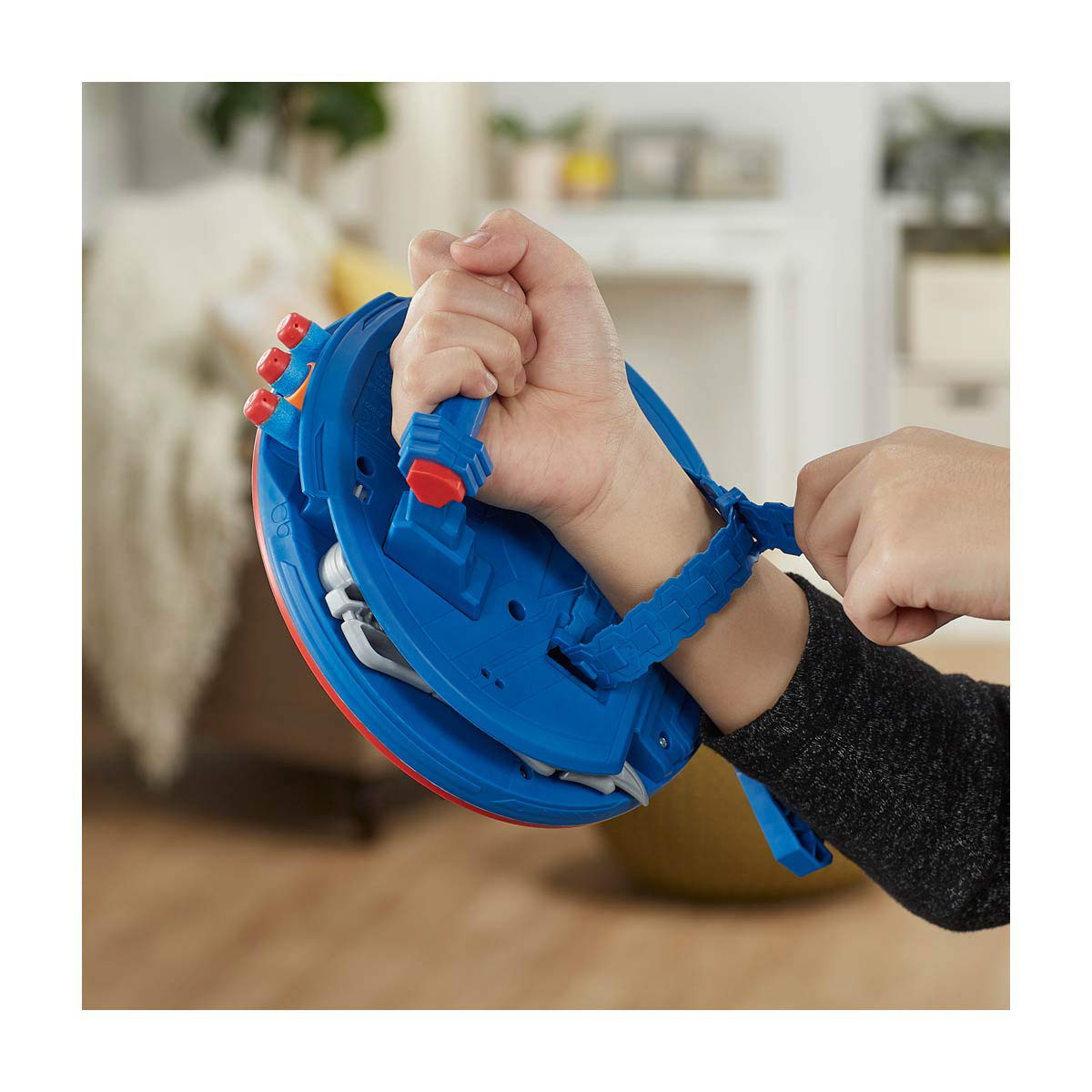 Marvel Mech Strike Mechasaurs Captain America Redwing Blaster