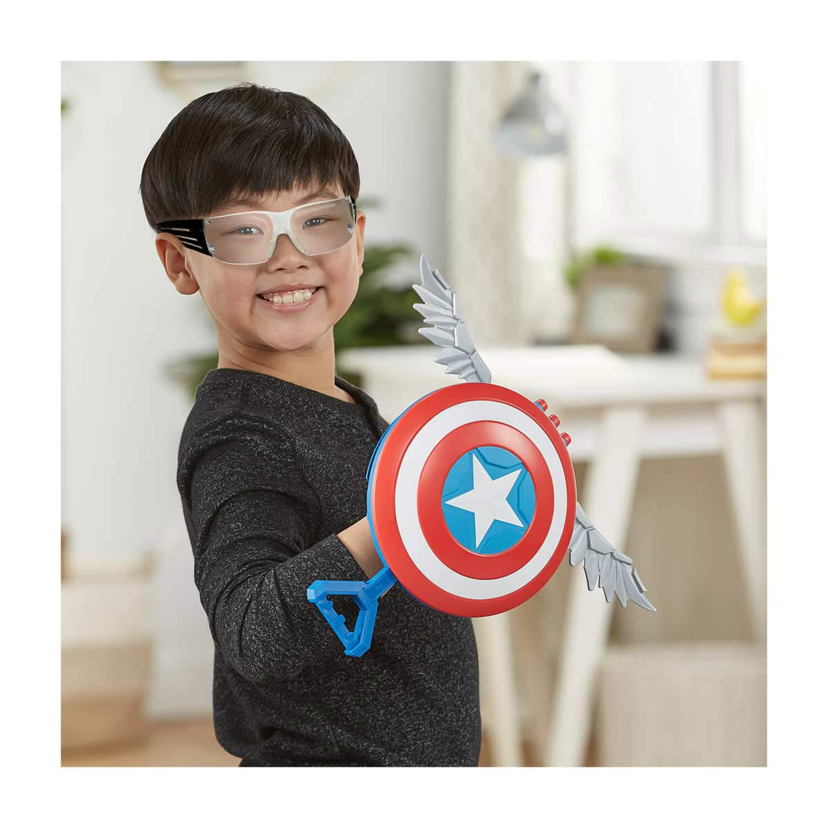 Marvel Mech Strike Mechasaurs Captain America Redwing Blaster ...