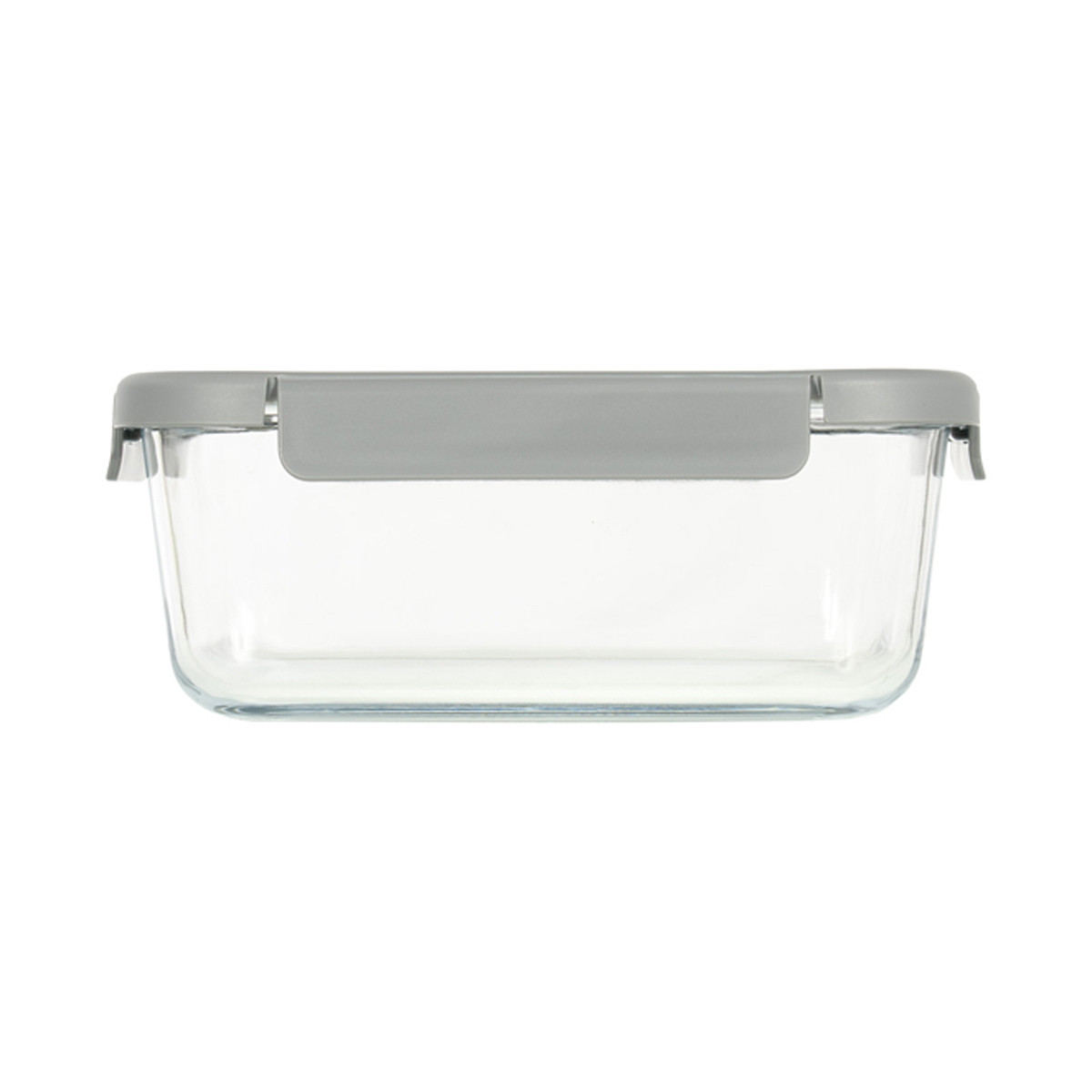 Glad Glass Rectangle Storage Container with Venting Snap Lock Lid, 7.6 ...