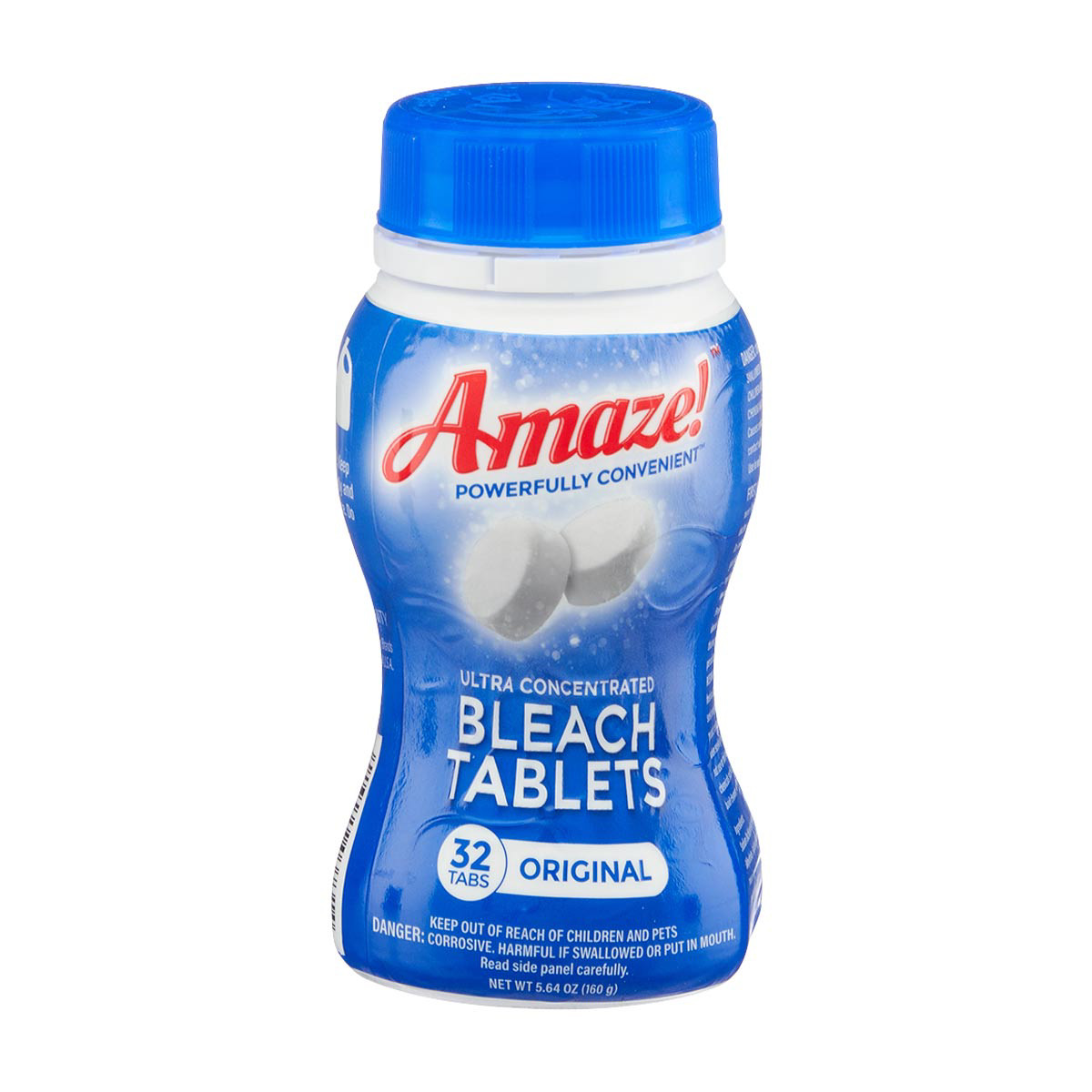 Amaze Ultra Concentrated Bleach Tablets, Original, 32 ct