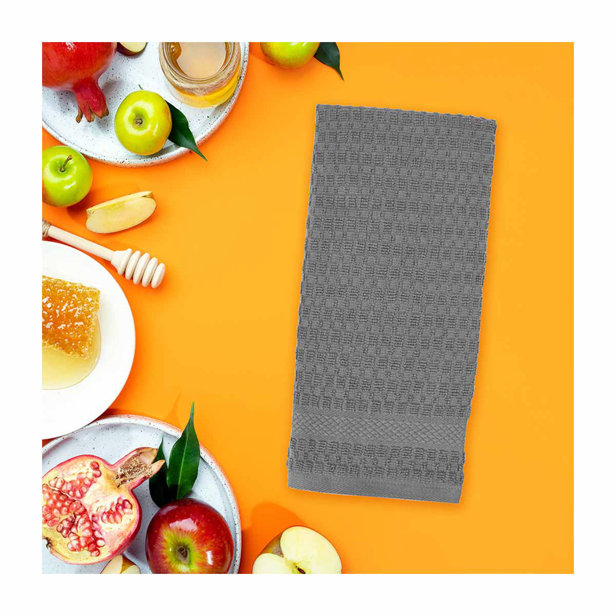 Solid Kitchen Towel, Gray