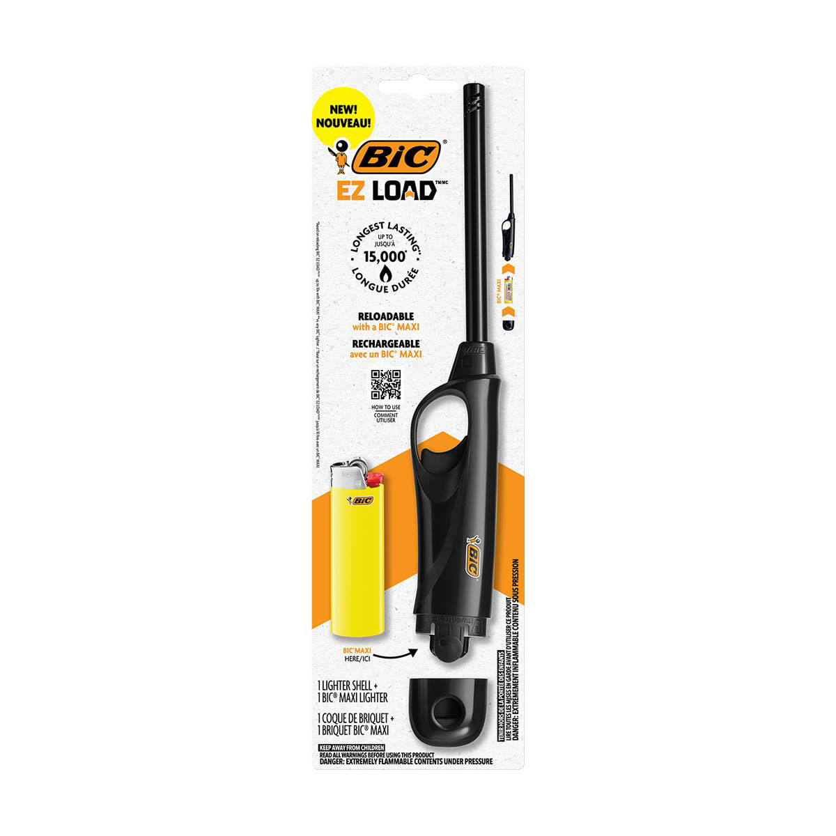 BIC EZ Load Multipurpose Rechargeable Lighter