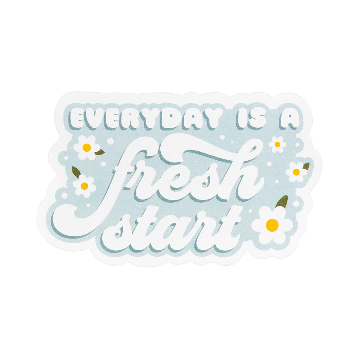 Decorative Vinyl Fresh Start Sticker