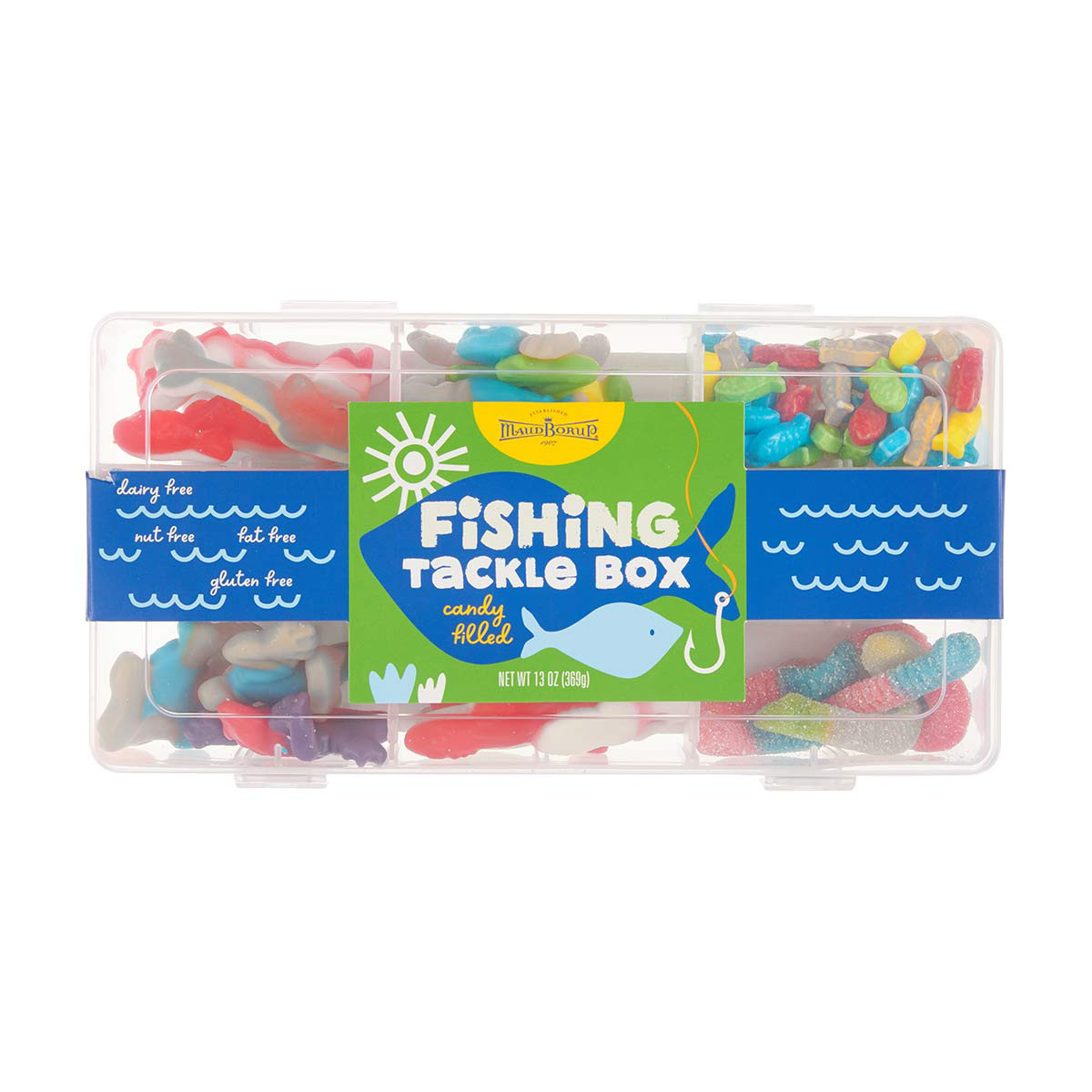Maud Borup Fishing Tackle Box Candy, 13 oz