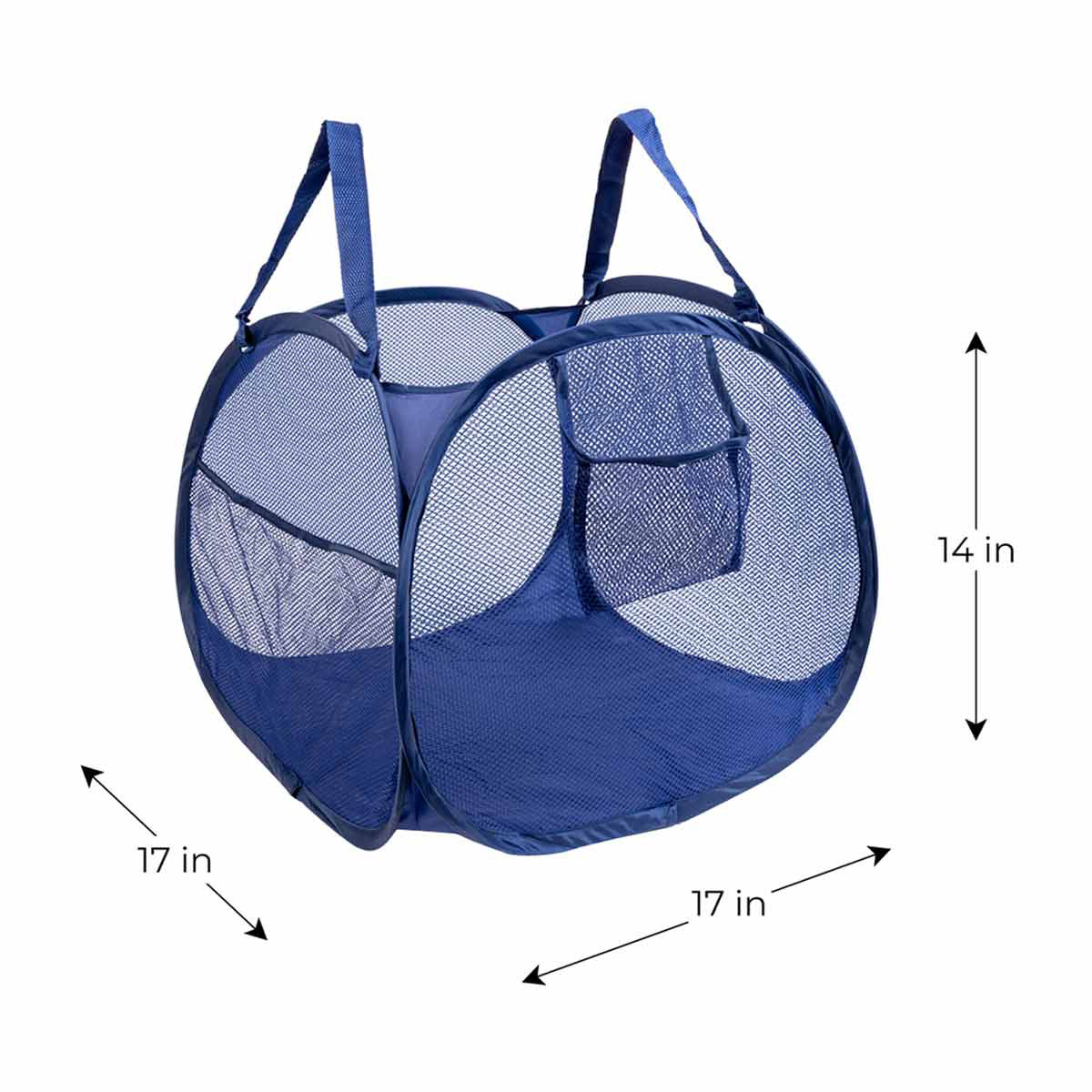 Smart Design Pop-up Pyramid Hamper Basket, Set of 2