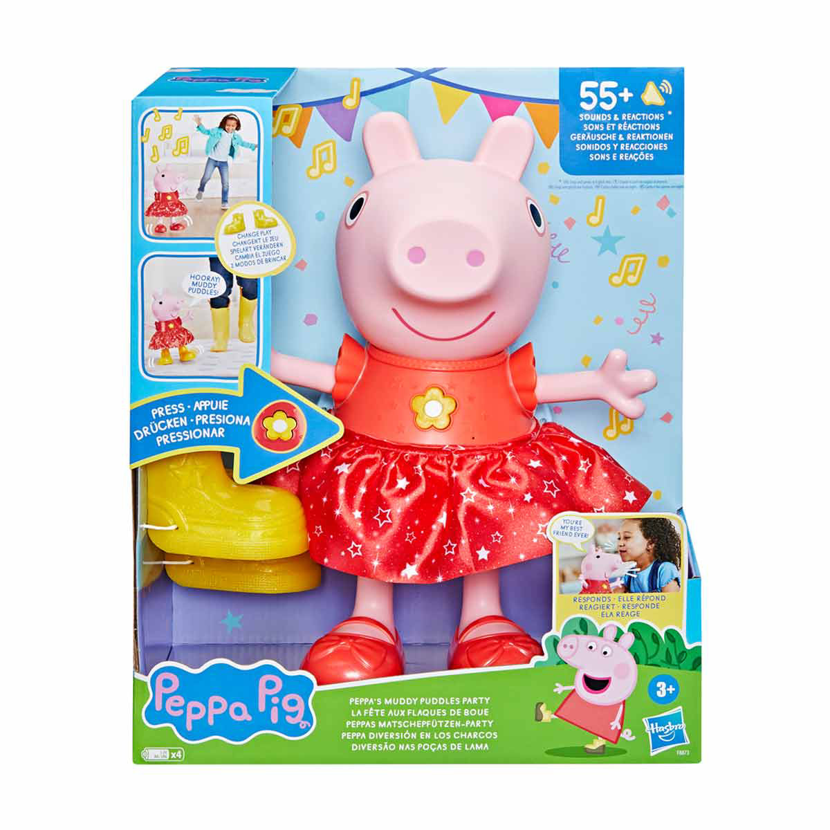 Hasbro Peppa Pig Peppa’s Muddy Puddles Doll